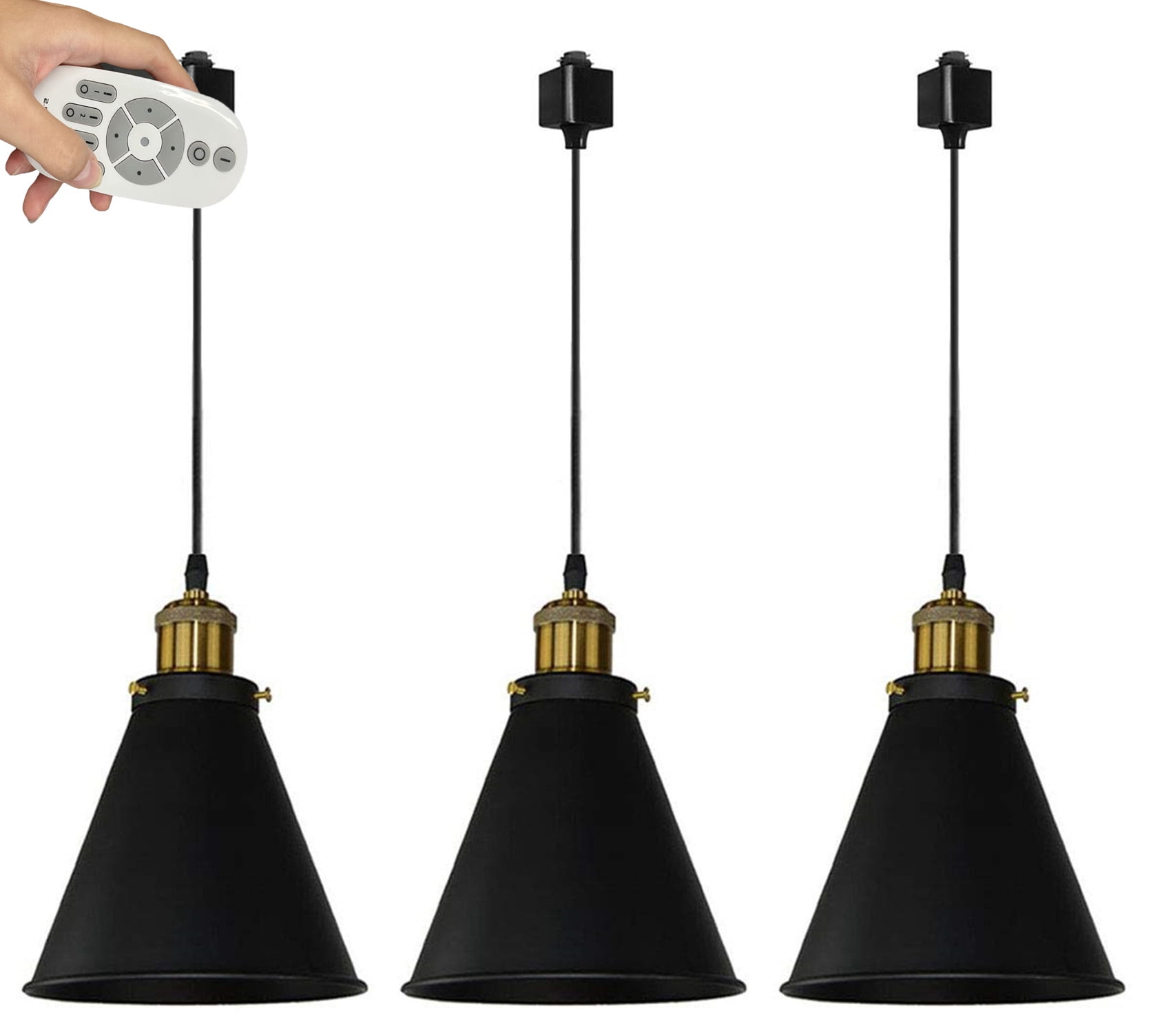 FSLiving H-Type Track Lighting Antique Industrial Oil Rubbed Bronze ...