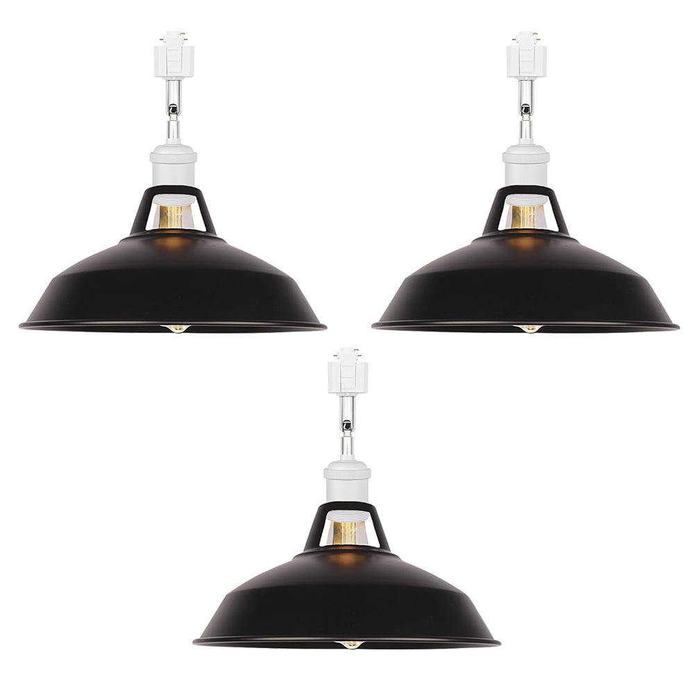FSLiving H-Type Track Lighting E26 Base Industrial Adjustable Angle ...