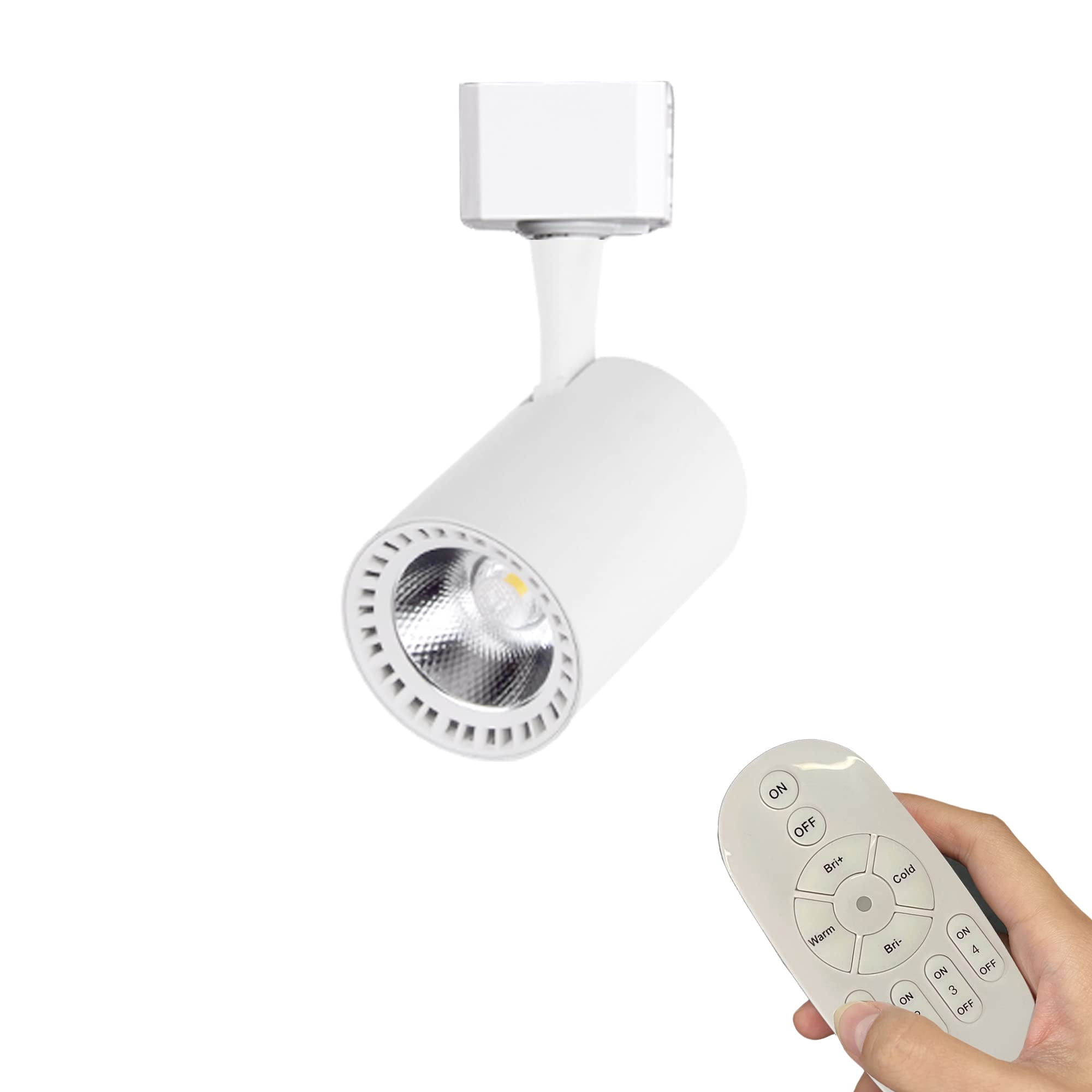FSLiving H Type Track Lighting White Aluminum Finished LED Ceiling Spot ...