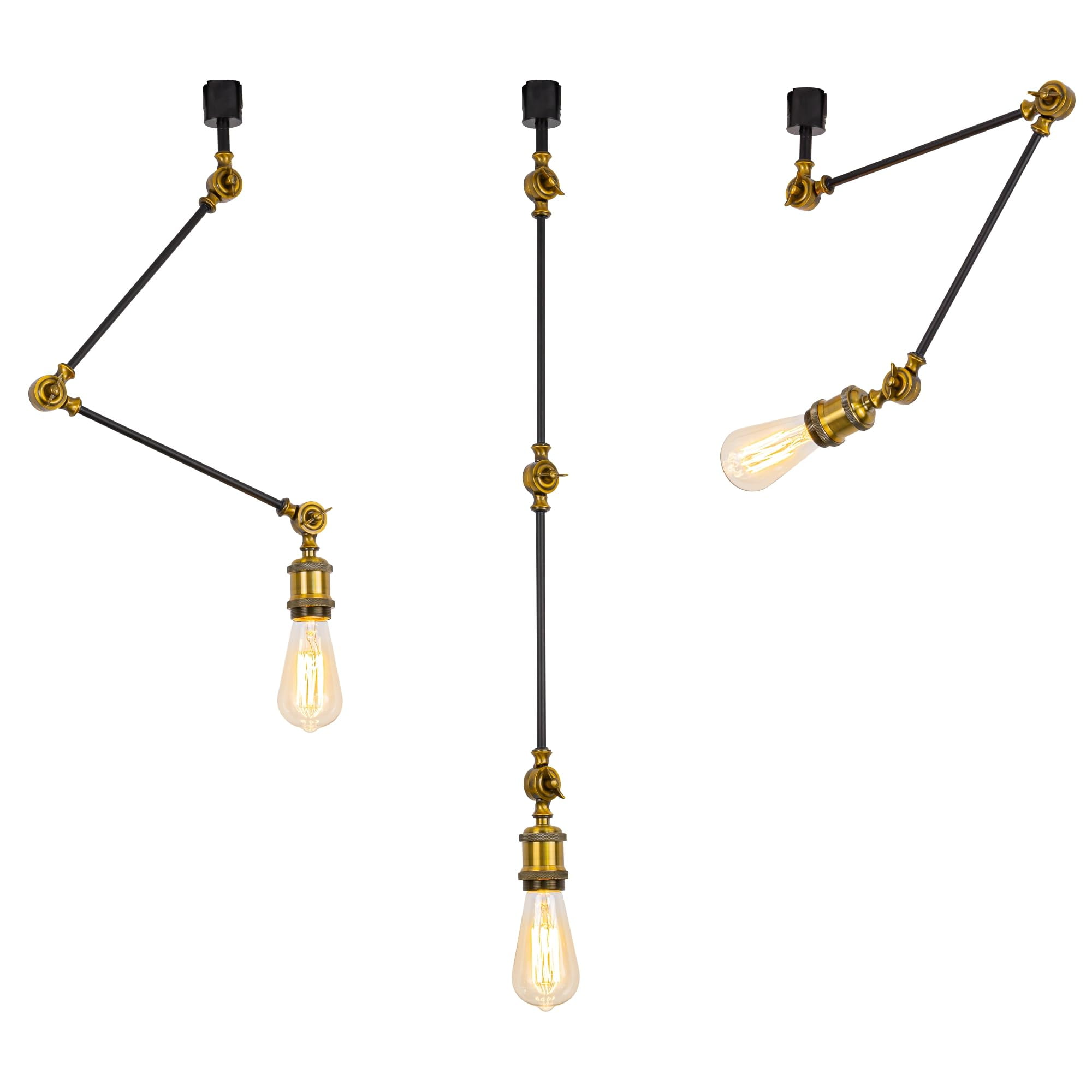 FSLiving H-Type Tracking Light Adjustable Arm Mini Spotlight Vintage ...