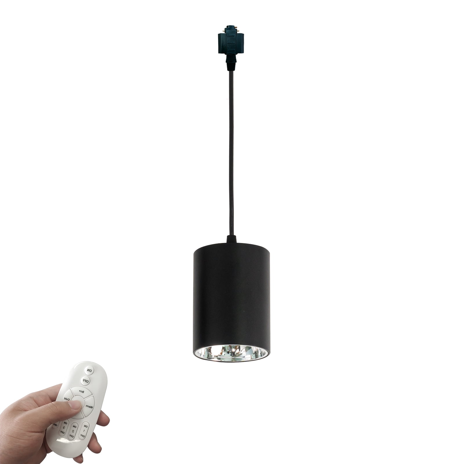 FSLiving H-Type Tracking Light Stepless Dimming Remote Controlled 4 ...