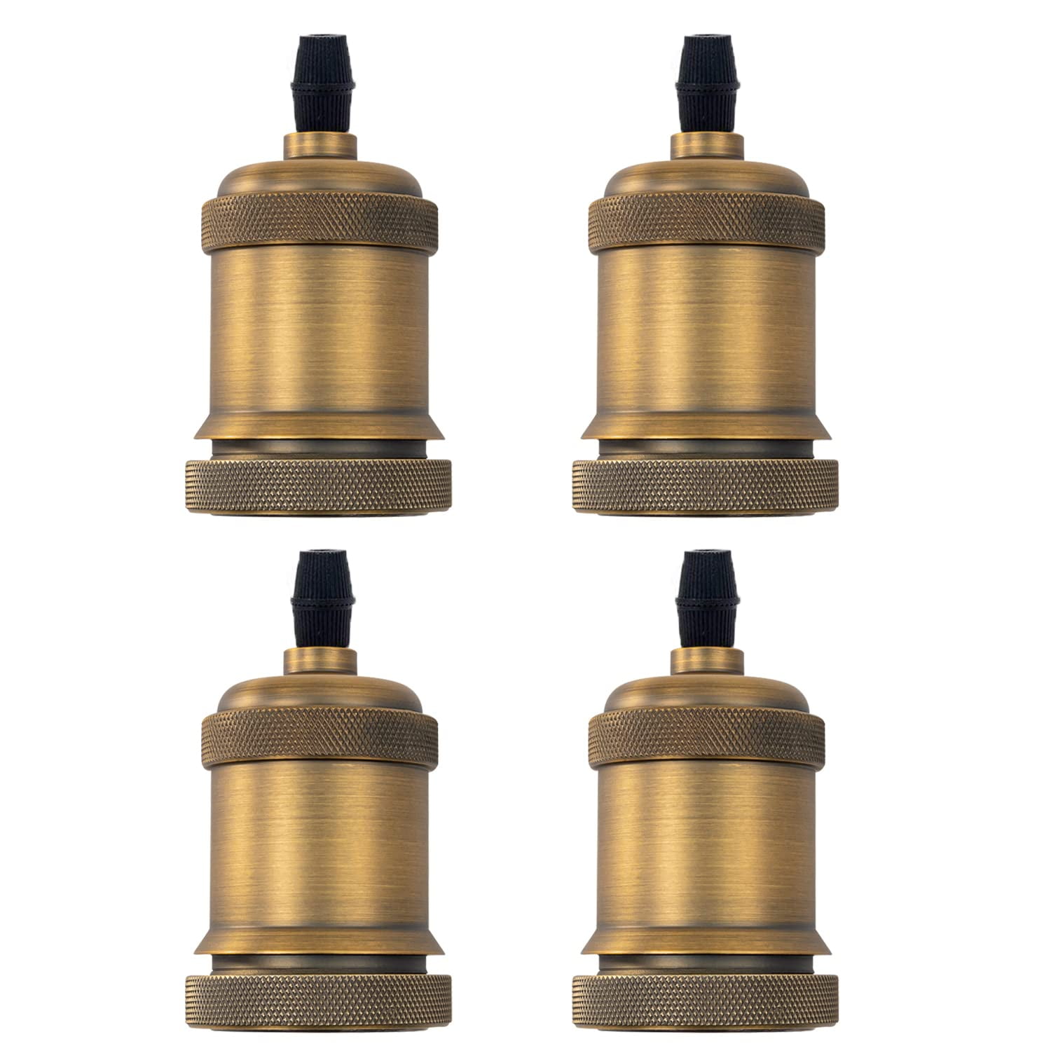 FSLiving Industrial Vintage E26 Light Socket Base Edison Retro Mini ...