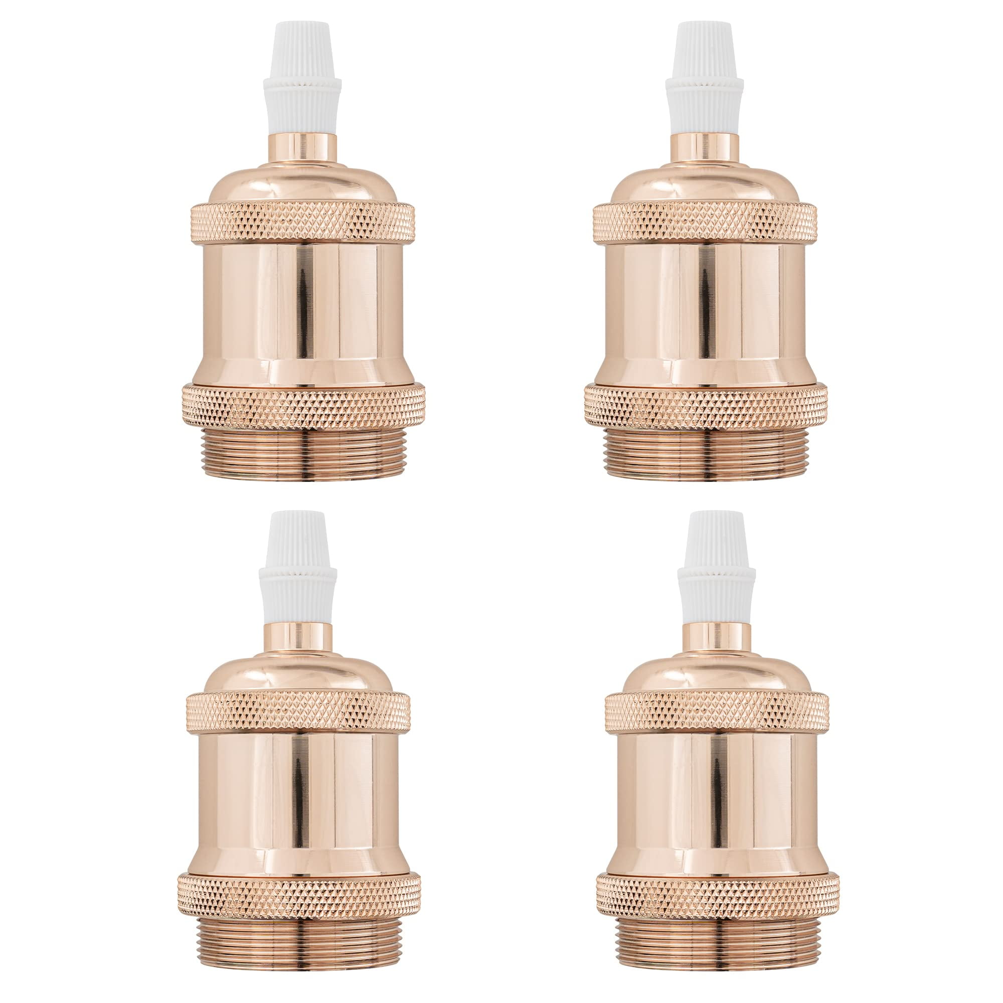 FSLiving Industrial Vintage E26 Light Socket Base Edison Retro Mini ...