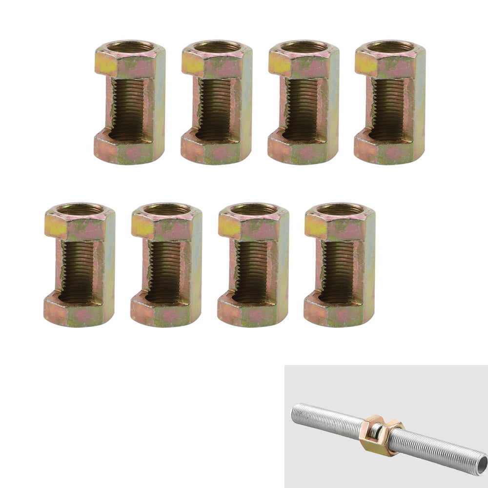 FSLiving Iron Hexagon Nut M10 Thread 25mm Height Lamp Repair Parts for ...