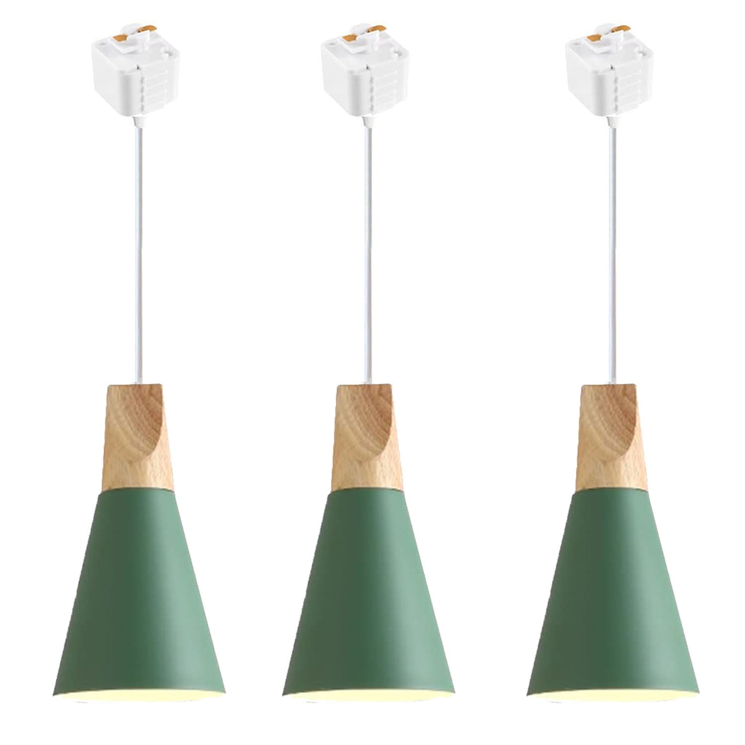 FSLiving J-Style Track Mount Pendant Fixture Scandinavian Style Pendant ...