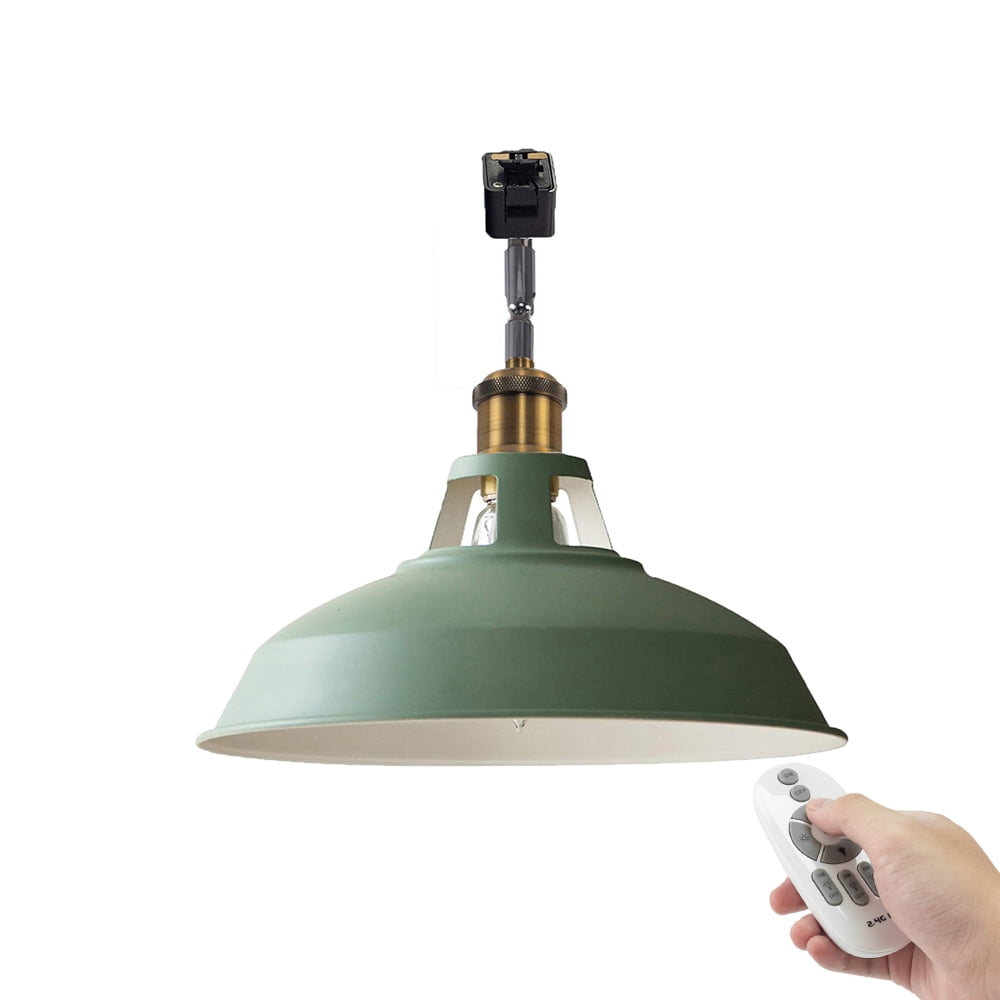 FSLiving J-Type Remote Control Track Pendant Light Adjustable Angle ...
