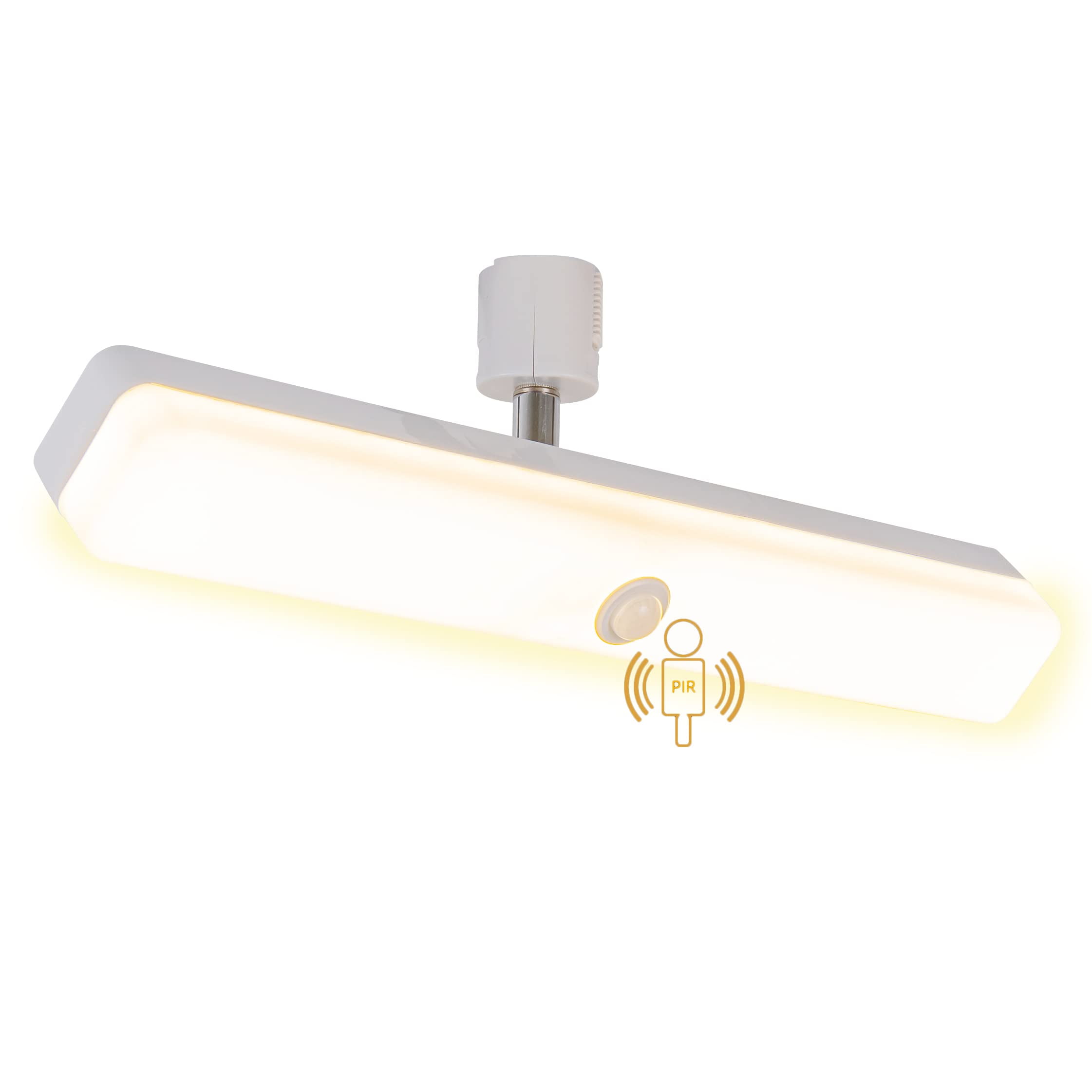 FSLiving J-Type Track LED Base Light PIP Motion IR Sensor Shop Light ...