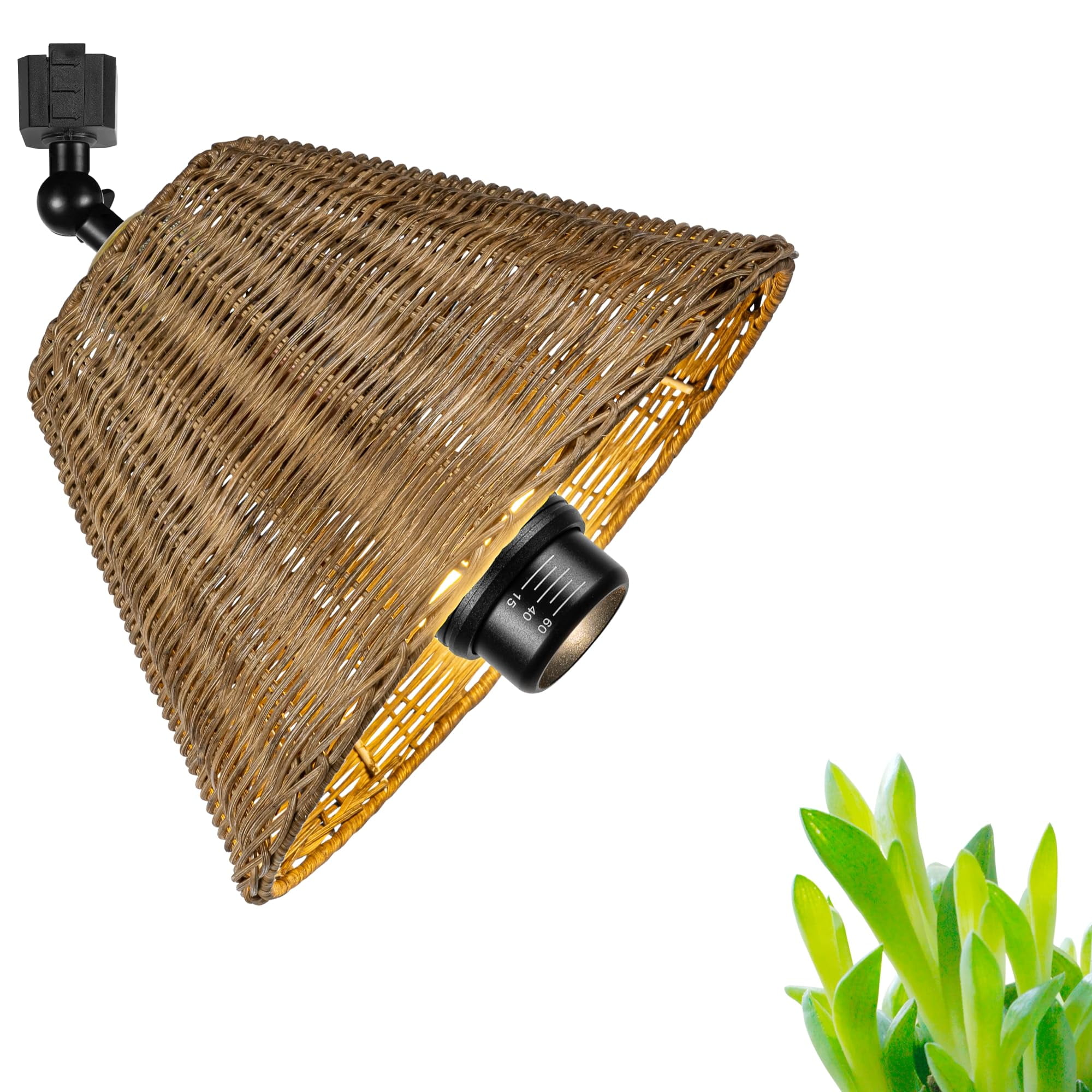FSLiving J-Type Track Light Full Spectrum 10W LED Focusing Grow ...