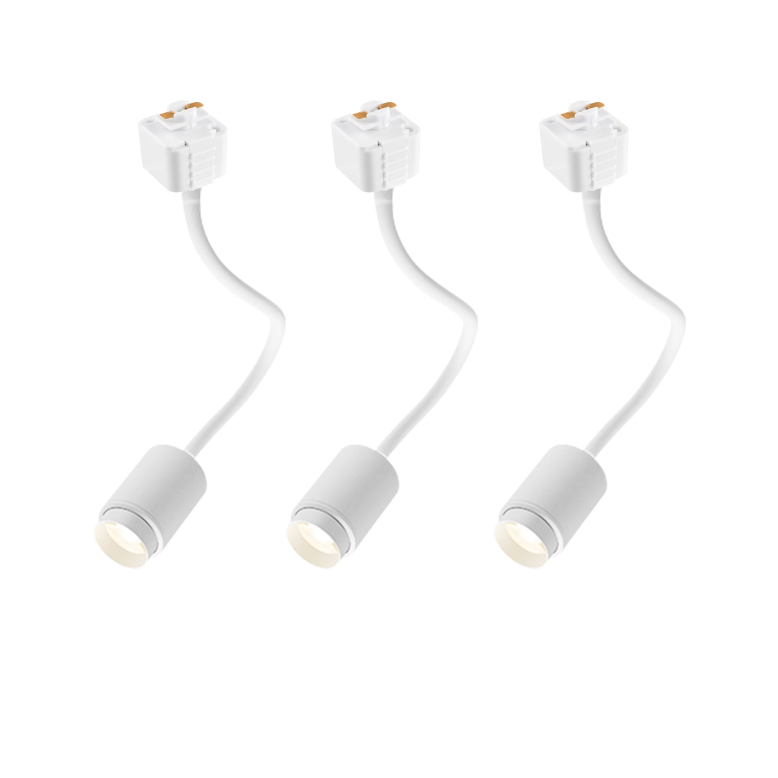 FSLiving J-Type Track Lighting, 5W COB Neutral Light Modern Design ...