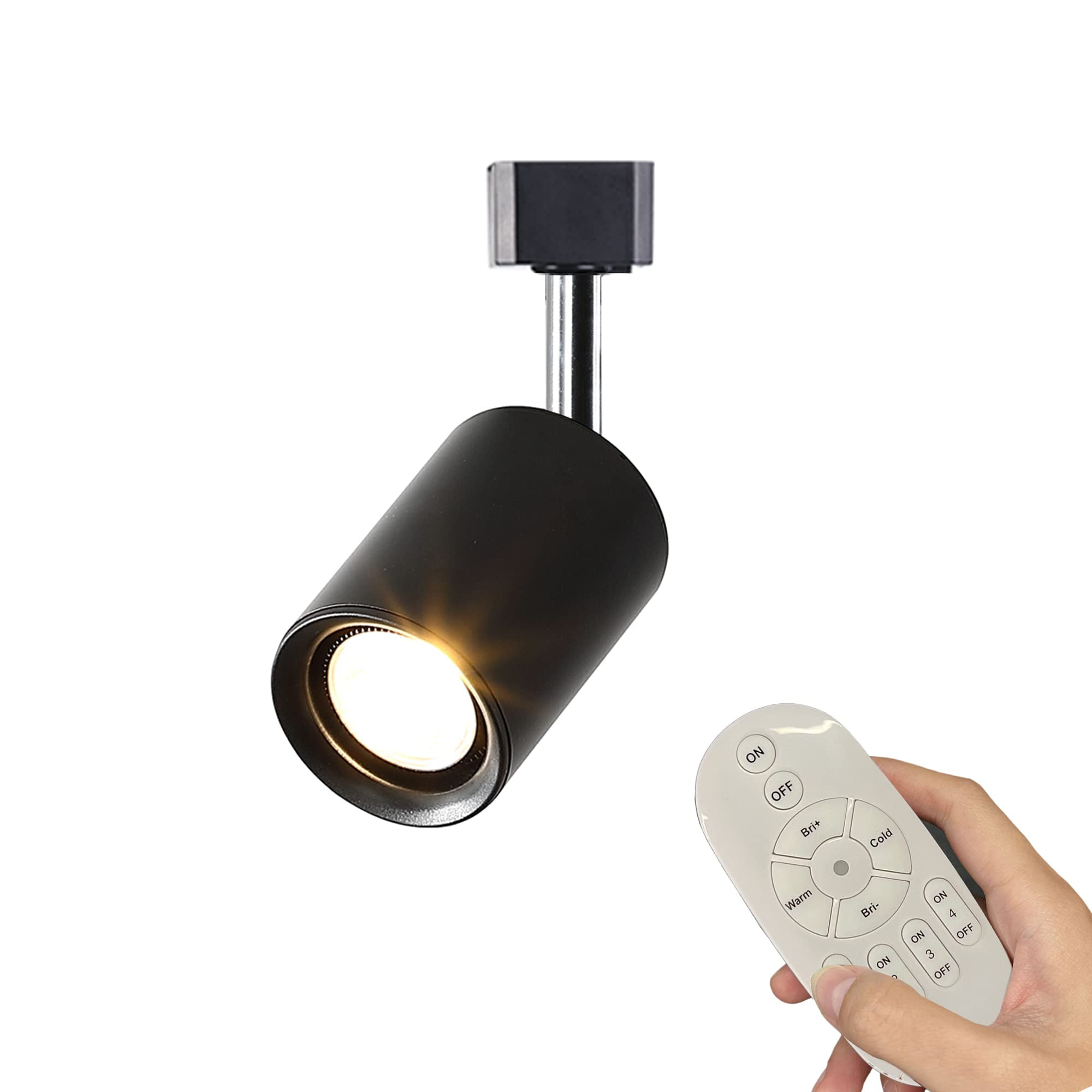 FSLiving J Type Track Lighting Black Aluminum Finished LED Ceiling Spot ...