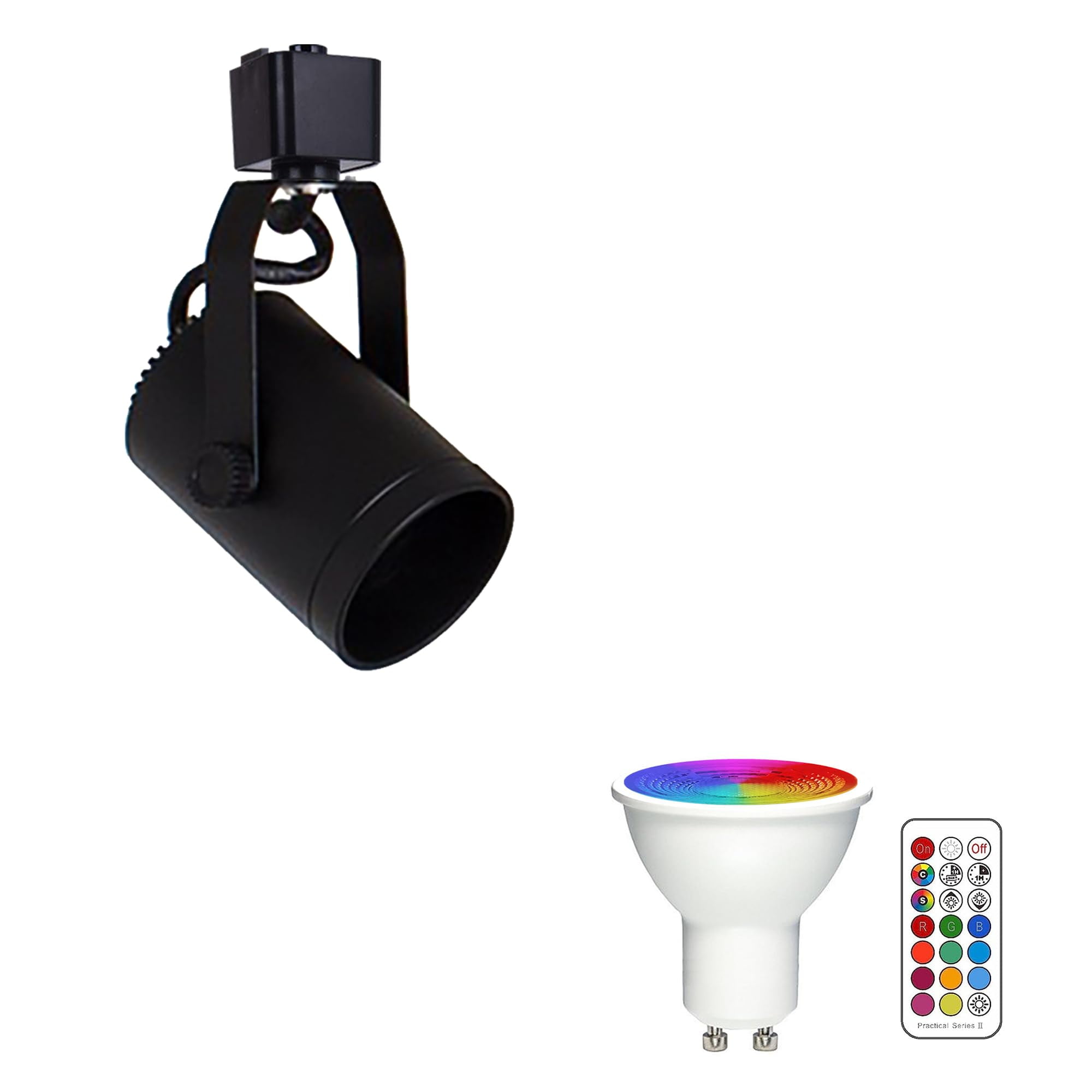 FSLiving J Type Track Lighting,Gimbaled Circle Track Ceiling ...