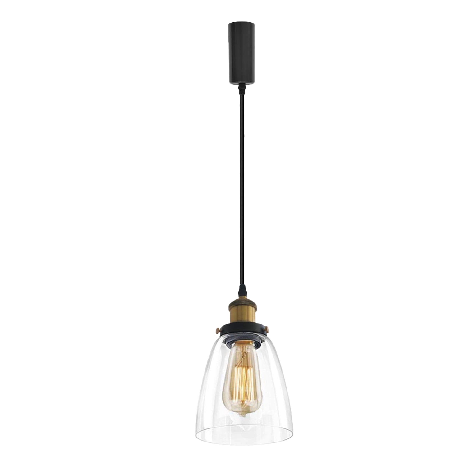 FSLiving J-Type Track Lights Adjustable Wire Lamp Modern Pendant ...