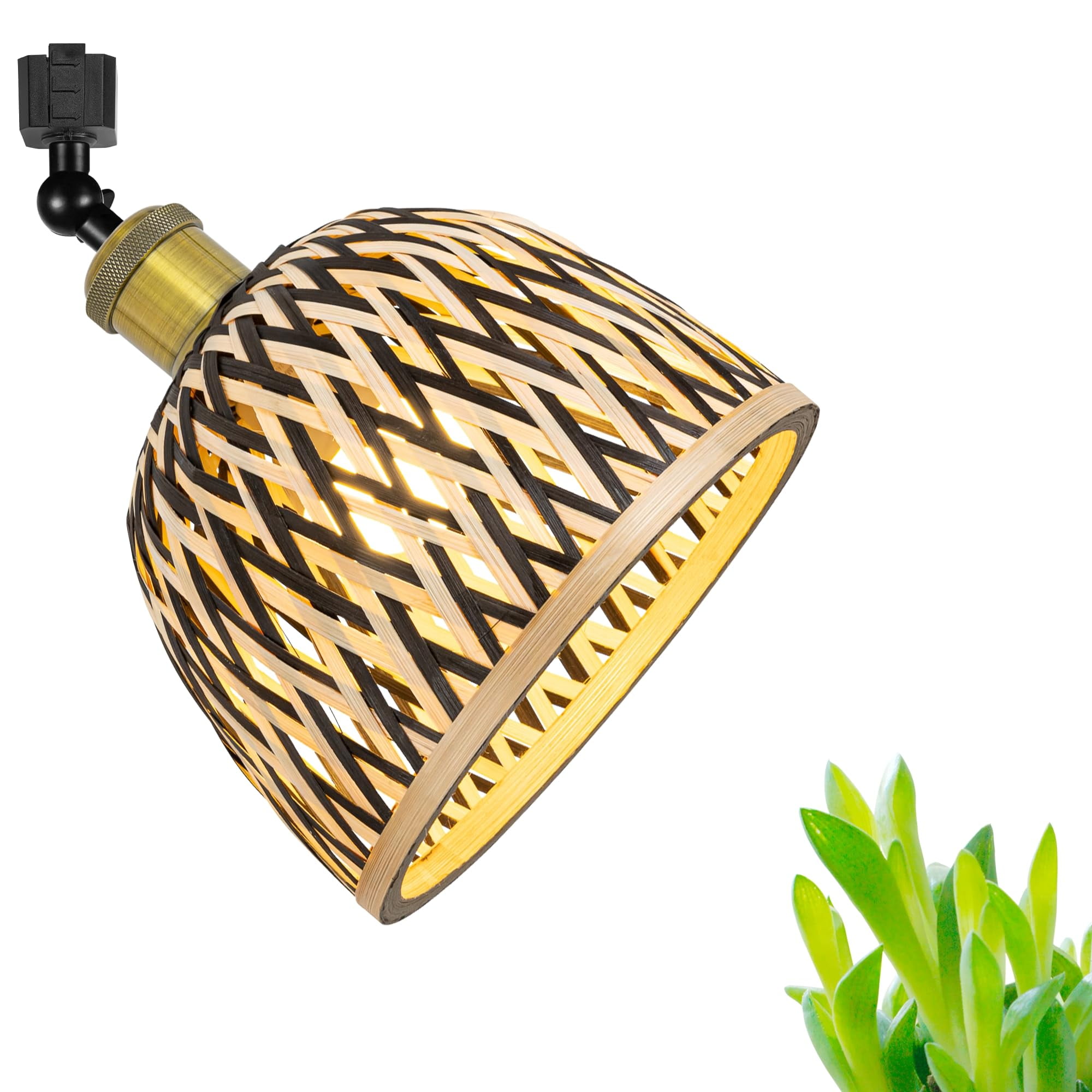 FSLiving J-Type Track Lights Full Spectrum 10W LED Focusing Bulb Plant ...