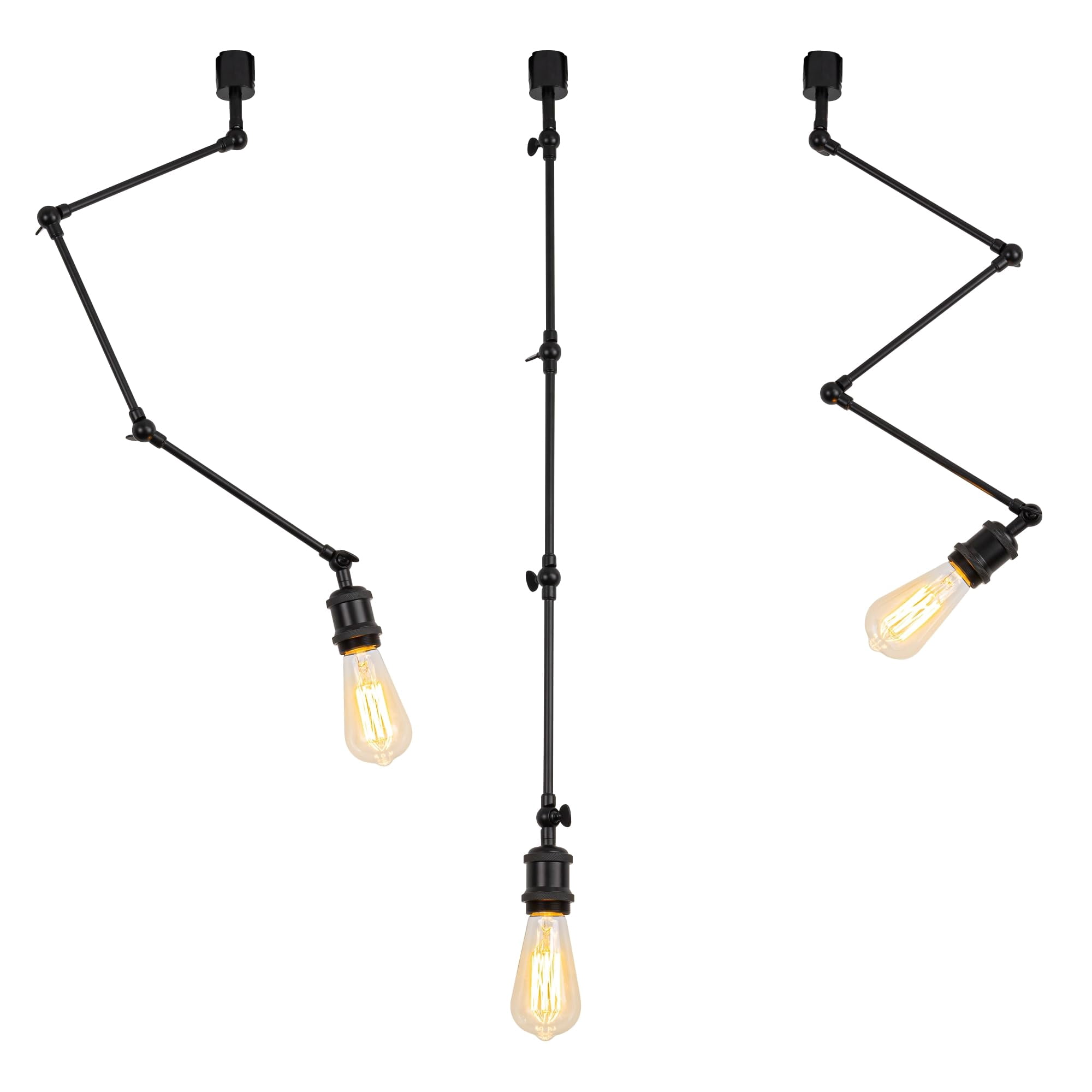 FSLiving J-Type Tracking Light Adjustable Arm Mini Spotlight Vintage ...