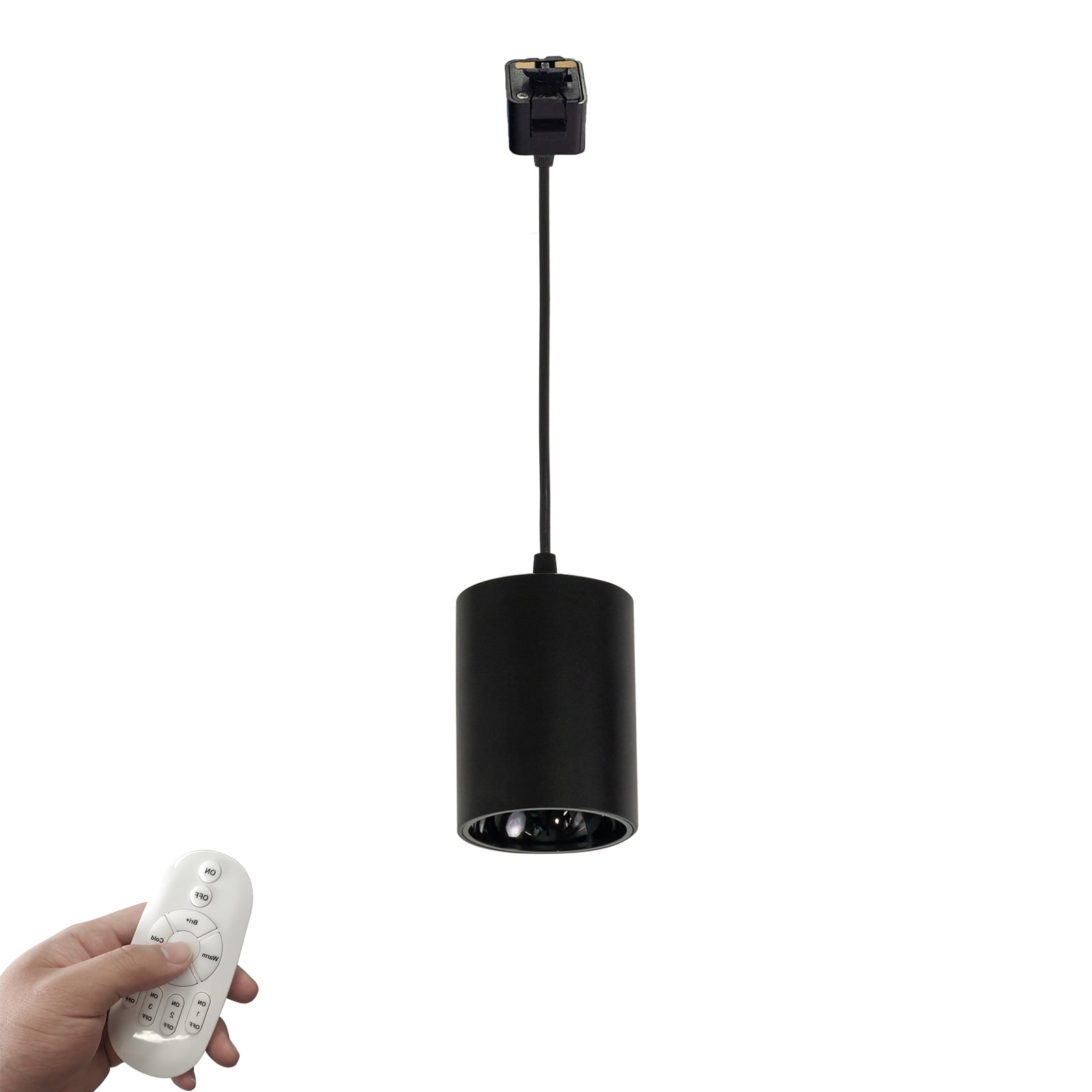 FSLiving J-Type Tracking Light Stepless Dimming Remote Controlled 4 ...