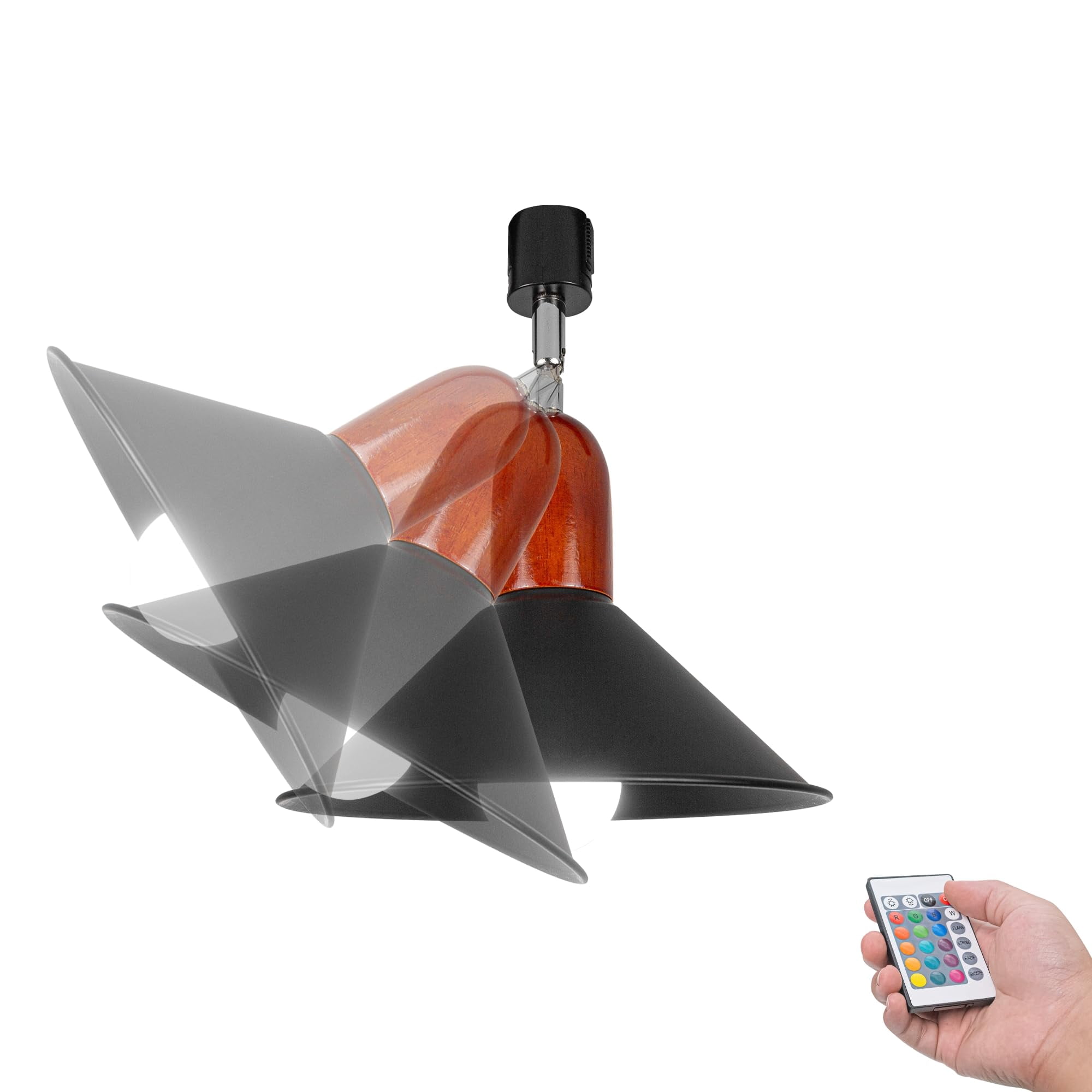 FSLiving J type Track Light, Gimbaled Ceiling Spotlighting Remote ...