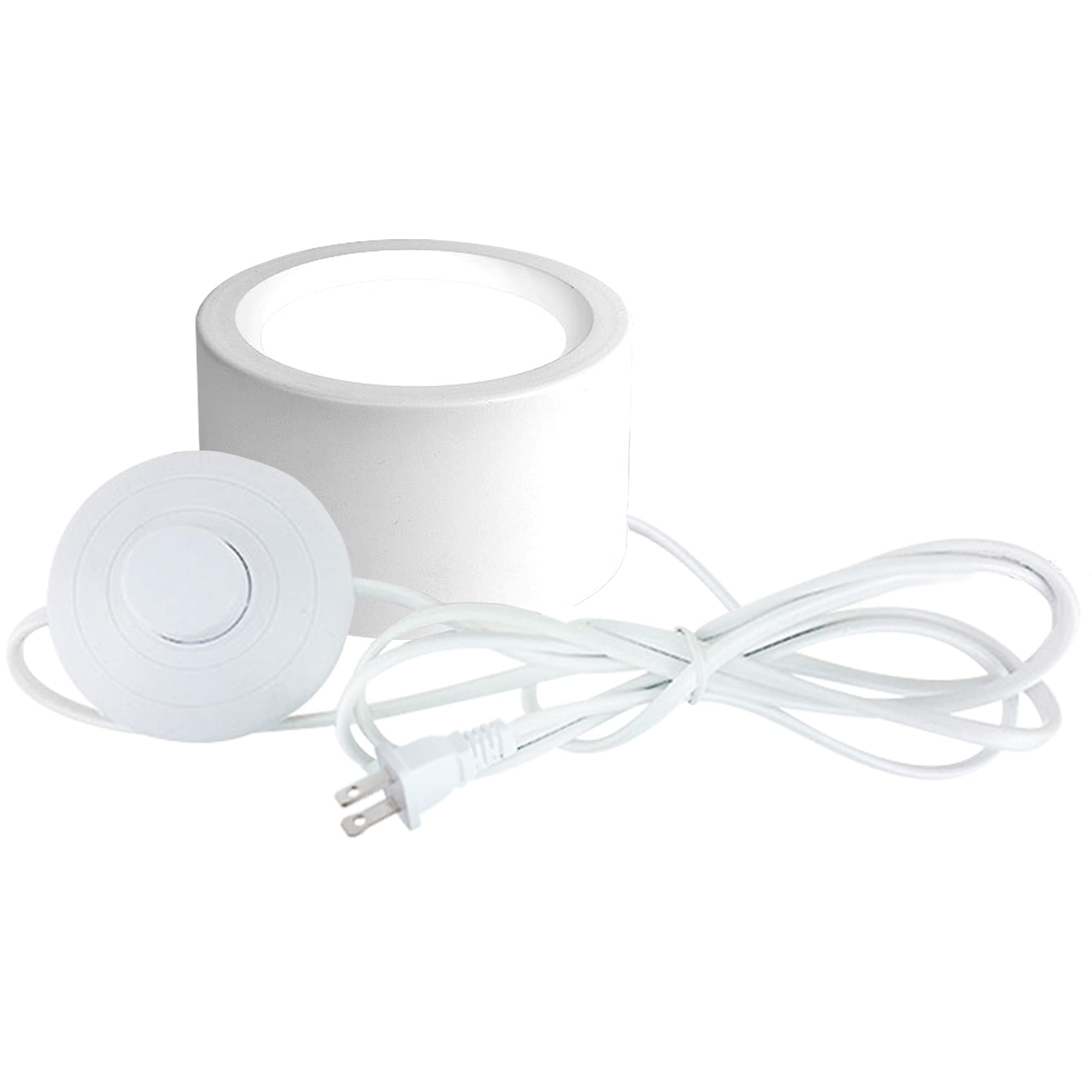 FSLiving LED Accent Uplight with Foot Pedal Switch Portable Frosted ...