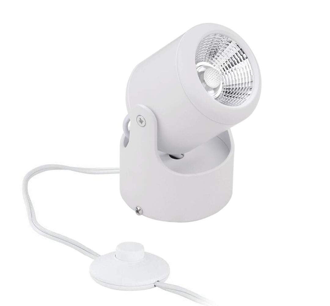 FSLiving LED Accent Uplight w/Foot Switch， Handheld Sized Portable Spot ...