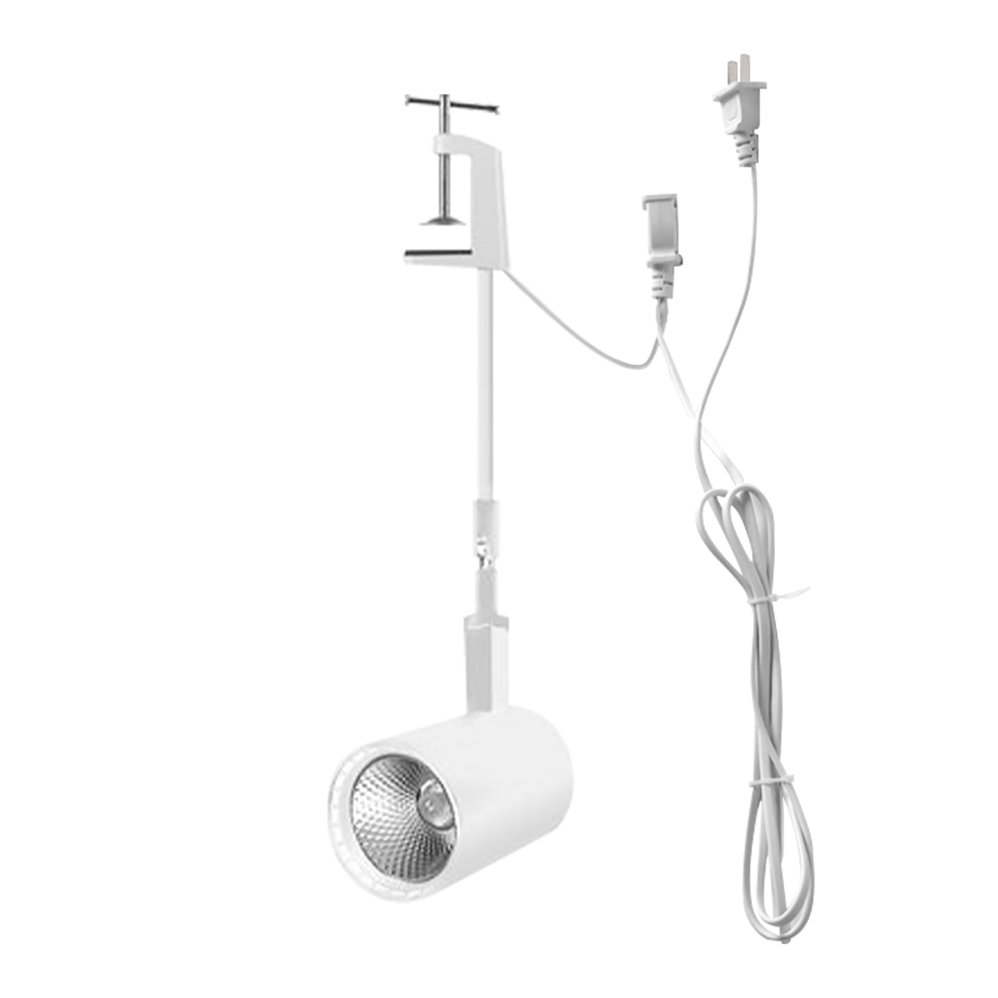 FSLiving LED Lights Include Bracket with Clip with Telescoping Rod ...