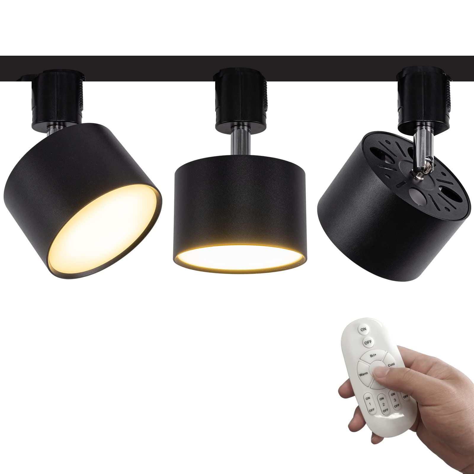 FSLiving LED Spot Light 9W J-Type Track Rotated Adjusting Angle Dimming ...