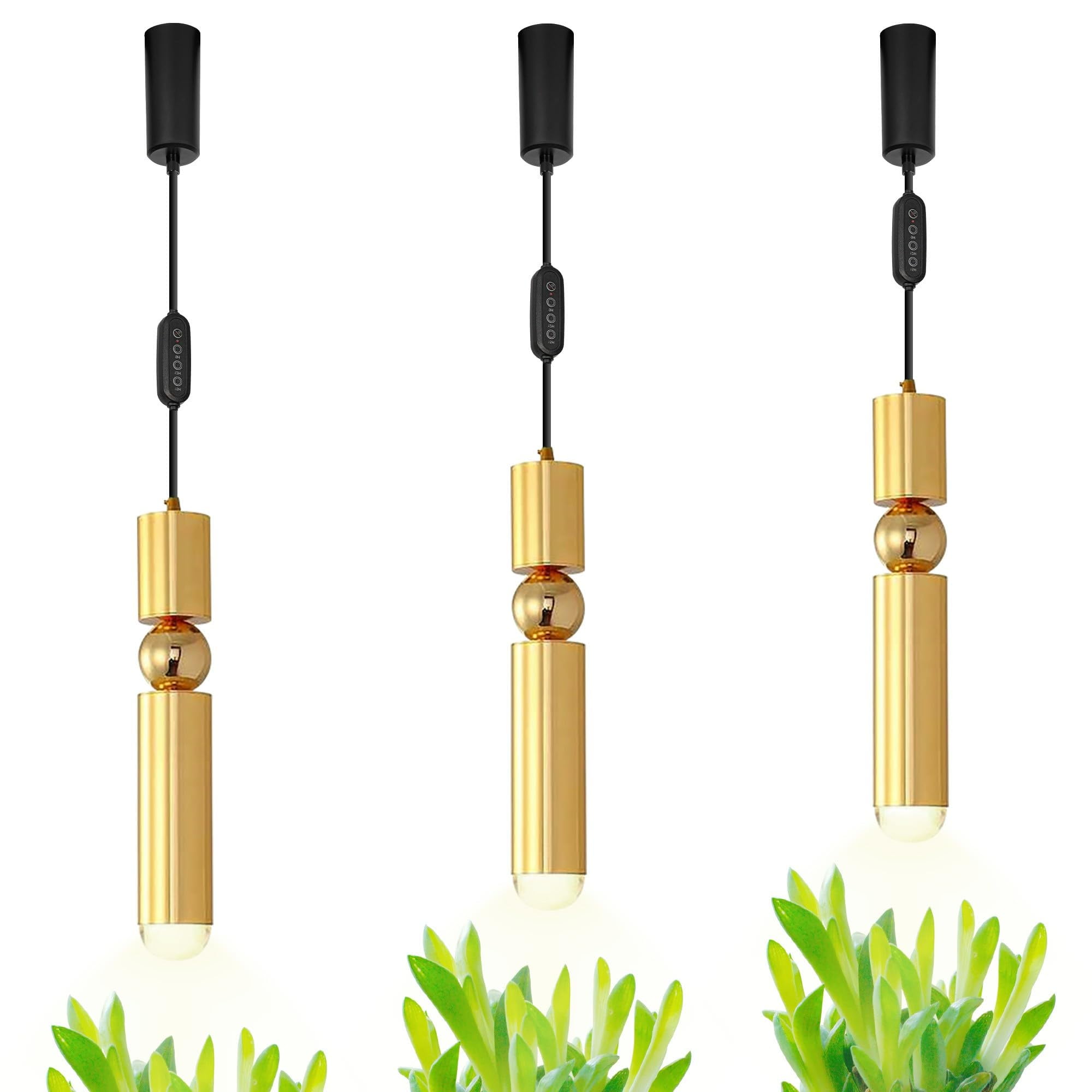 FSLiving Linear Look Adjustable Height J-Type Track Pendant Light Full ...