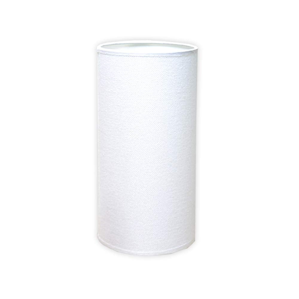FSLiving Linen Tubular White Color Fixture Replacement Shades for Table ...