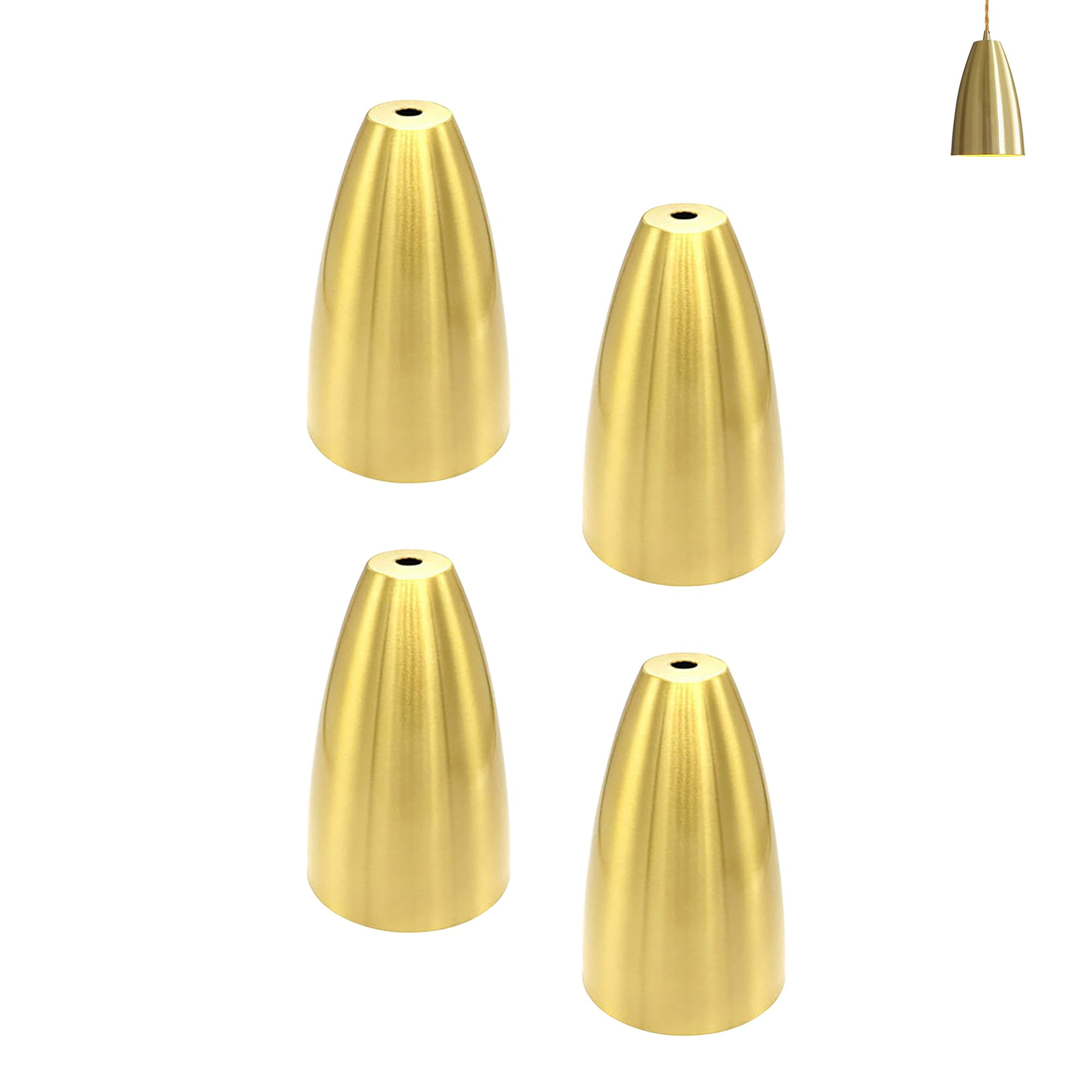 FSLiving Mini 3.9" Industrial Retro Copper Bulb Guard Copper Gold ...