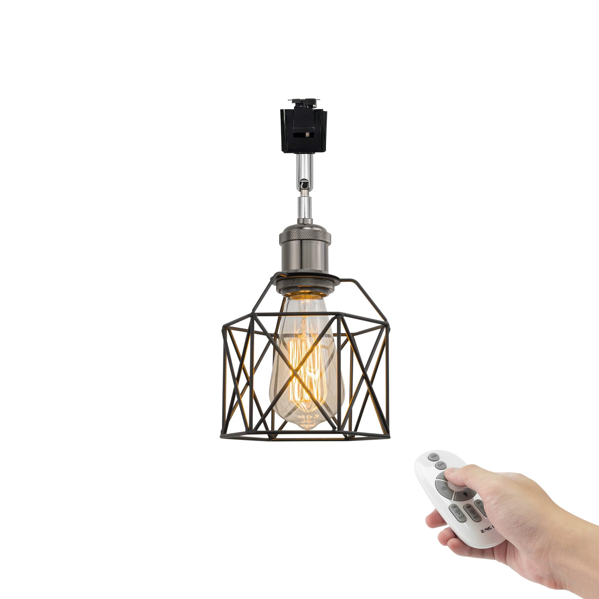FSLiving Modern Design Adjusted Angle J-Type Track Head Lighting Remote ...
