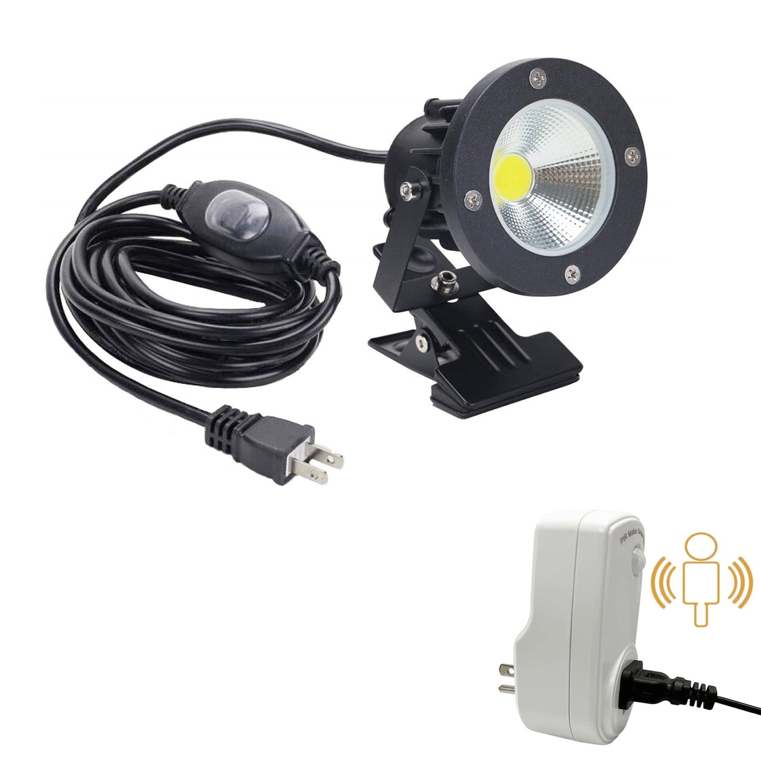 FSLiving Motion Sensor Spotlights 5 Watt LED Landscape Lights ...