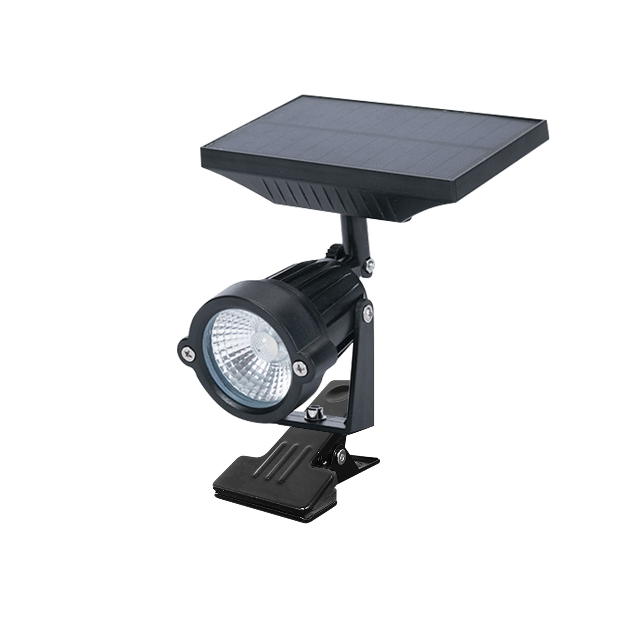 FSLiving Outdoor LED Spotlight Waterproof Solar Spotlights with Clip ...