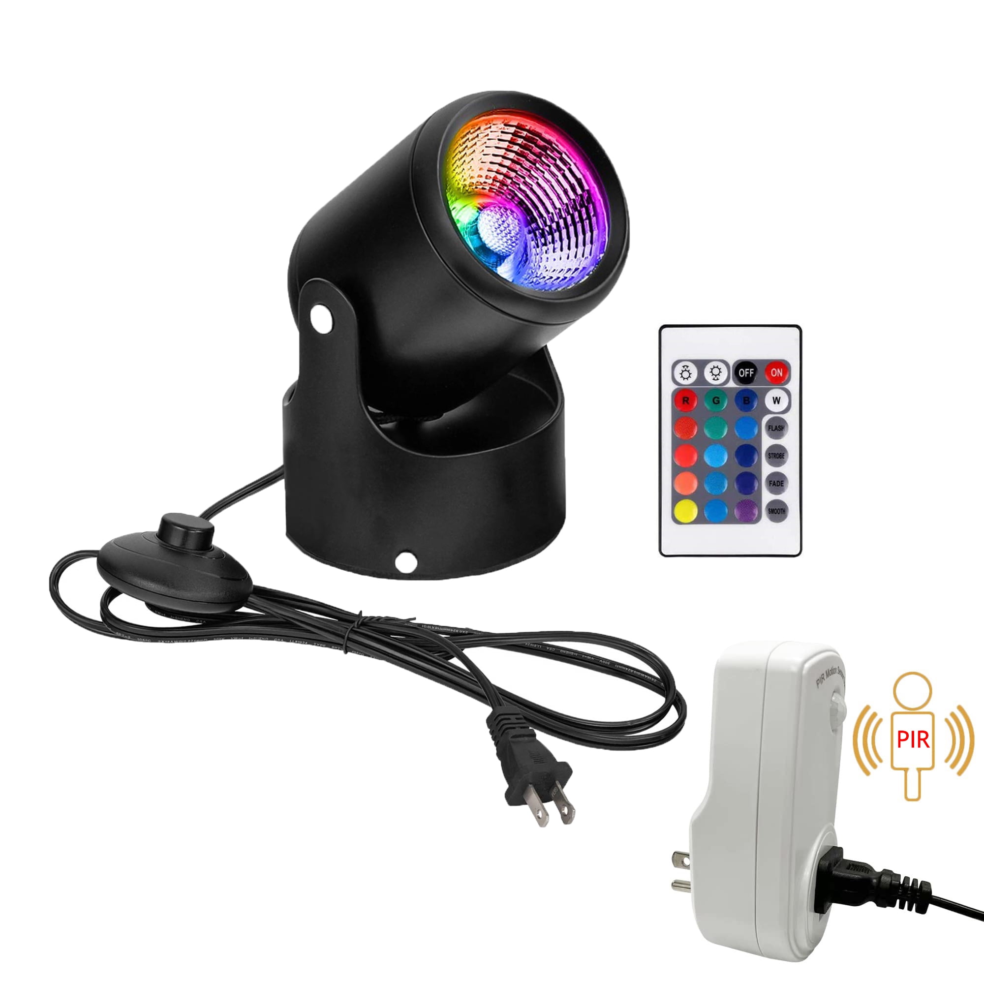 FSLiving PIR Motion Sensor Spotlight LED Flood Light 7W Background ...