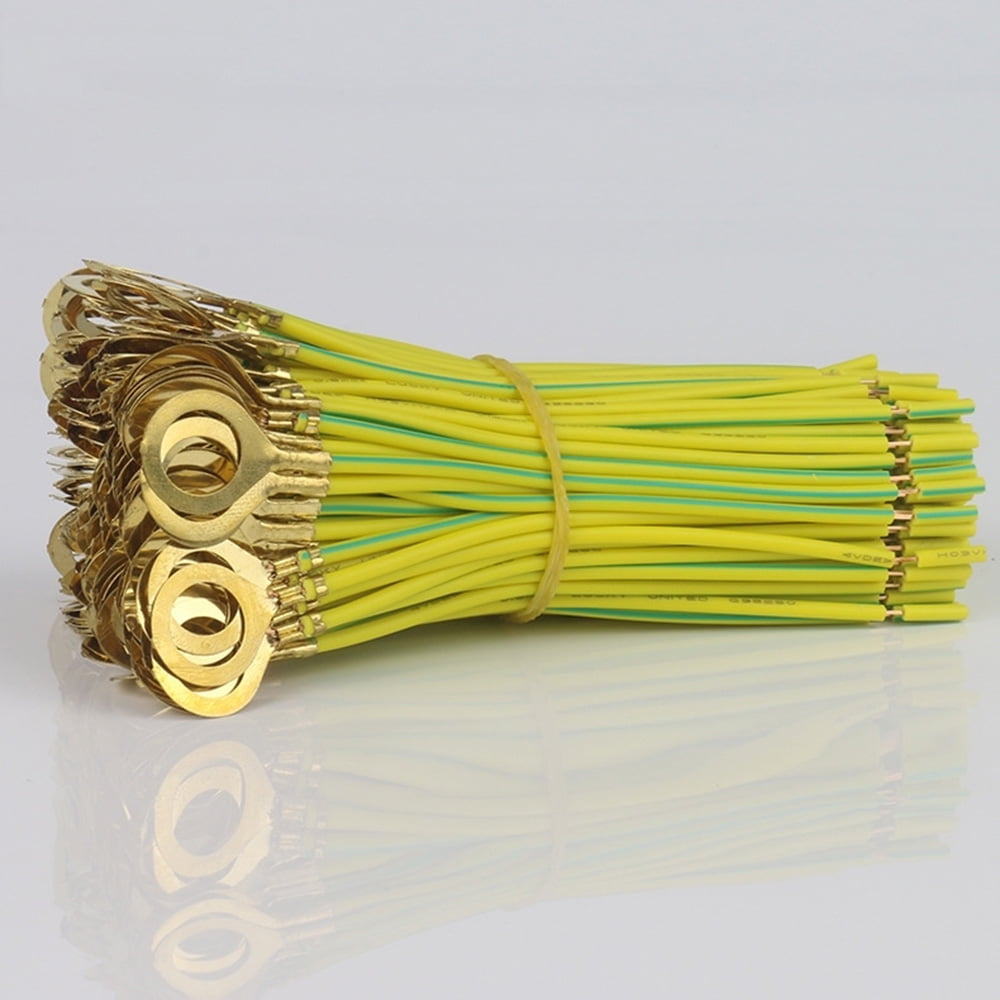 FSLiving Pack of 100 Non-Standard Ground Cable Bare Terminal Lug ...