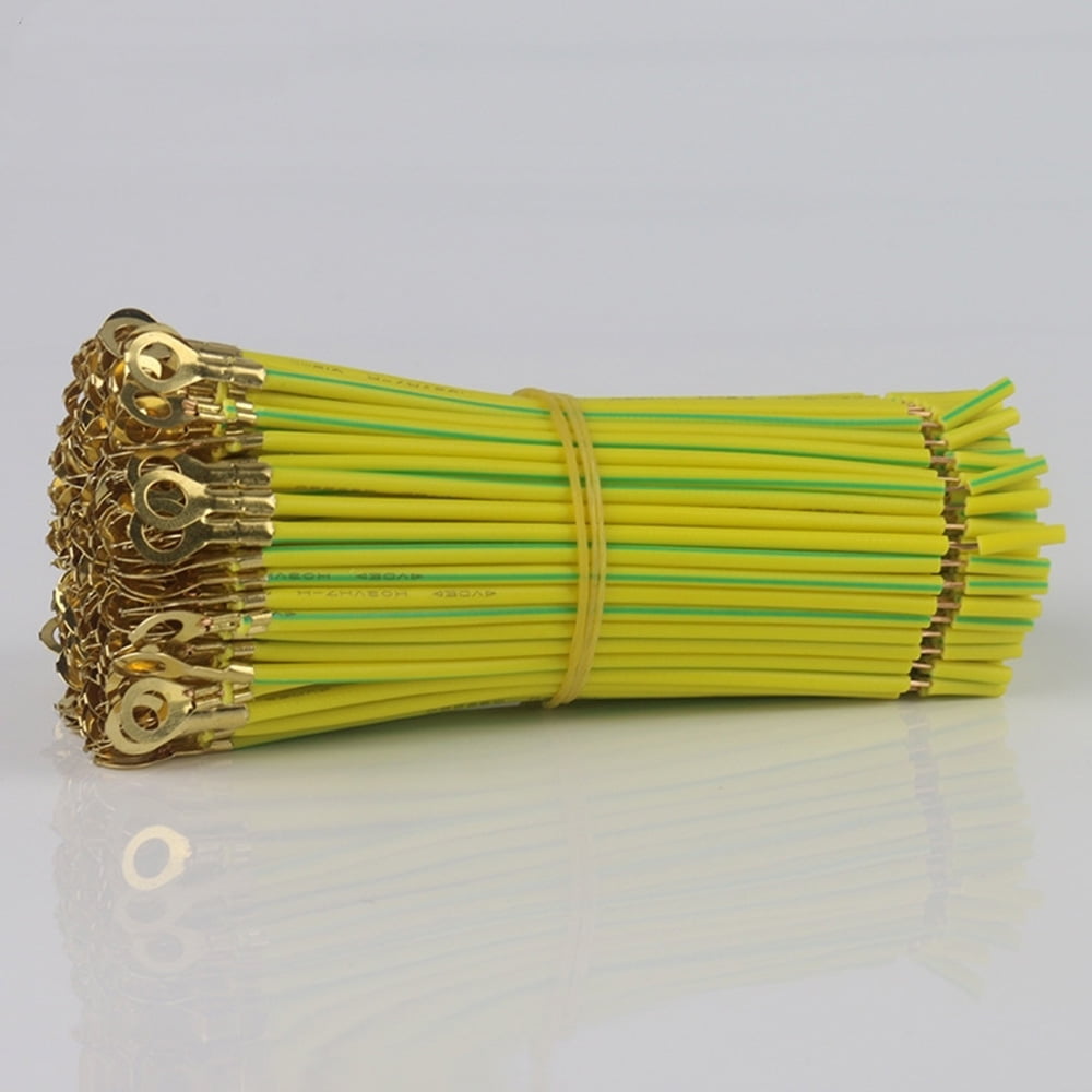 FSLiving Pack of 100 Non-Standard Ground Cable Bare Terminal Lug ...