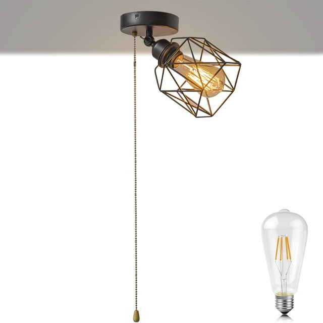 FSLiving RV Adjustable Light with Zipper Switch 12V Black RV Decorative ...