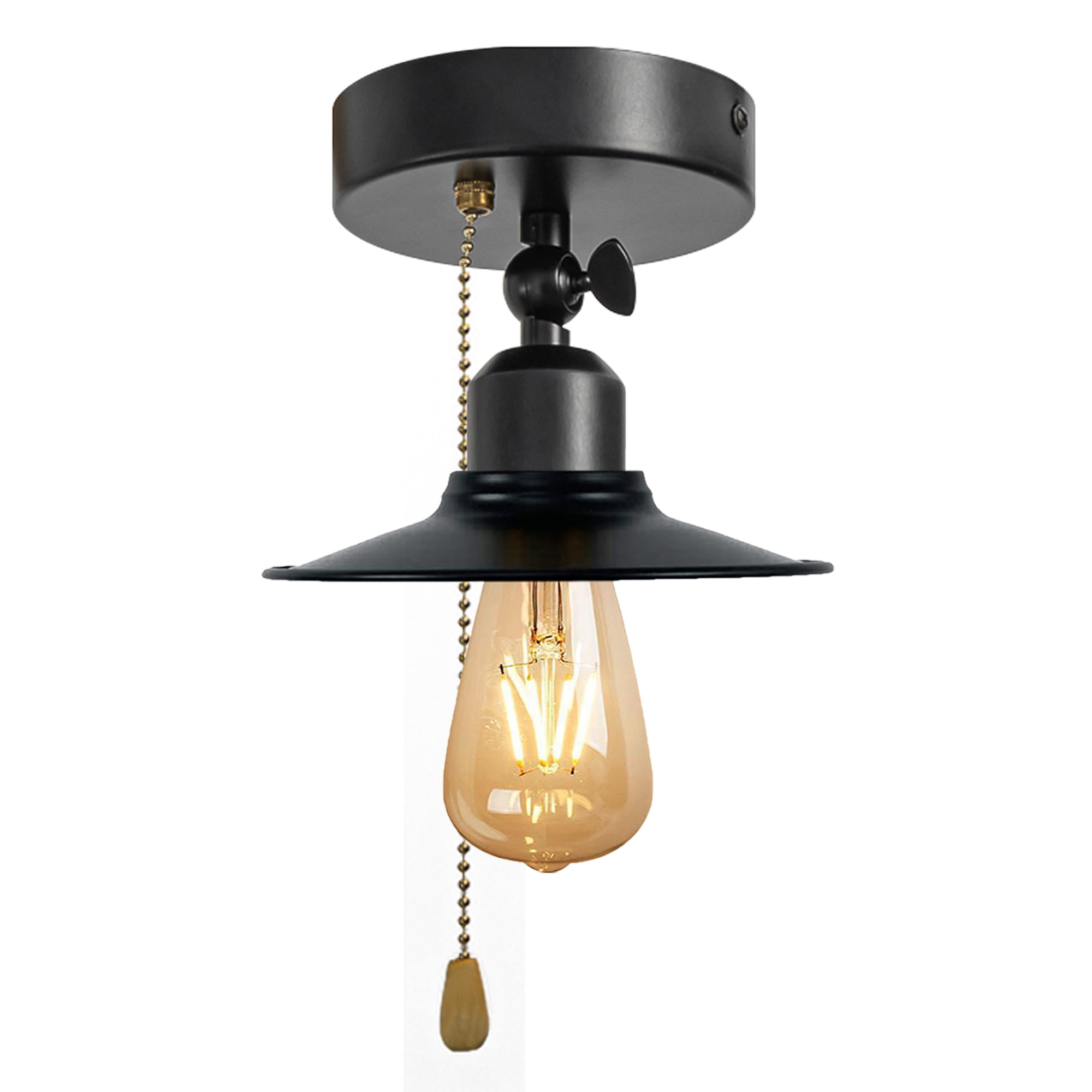 FSLiving RV Adjustable Wall Light with Zipper Switch 12V Black ...