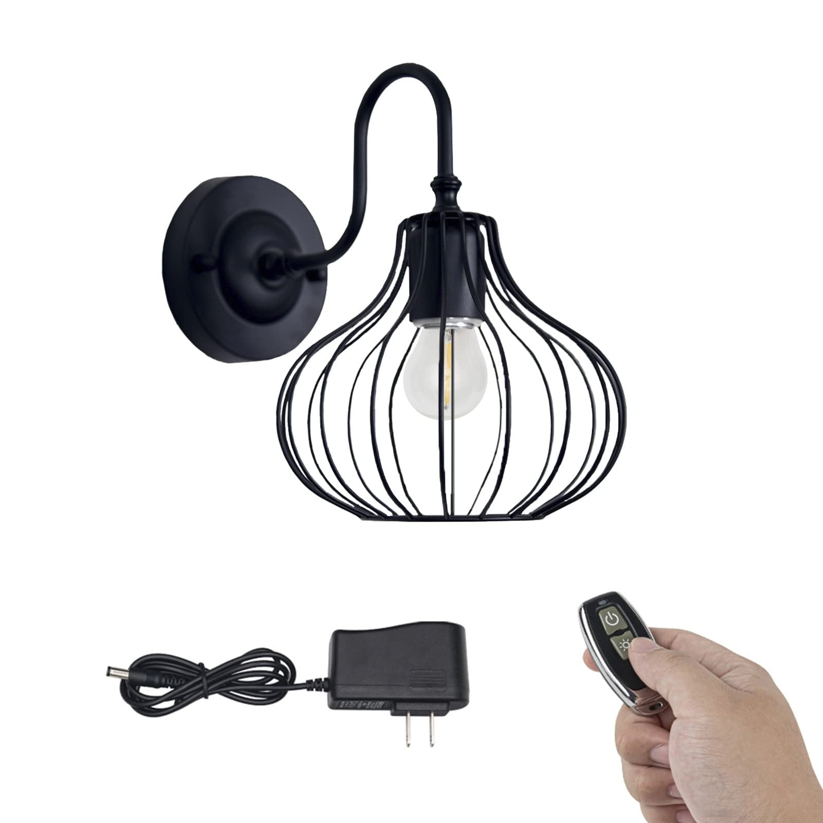 FSLiving Rechargeable Battery Run Low-Volt Safe LED Remote Control No ...