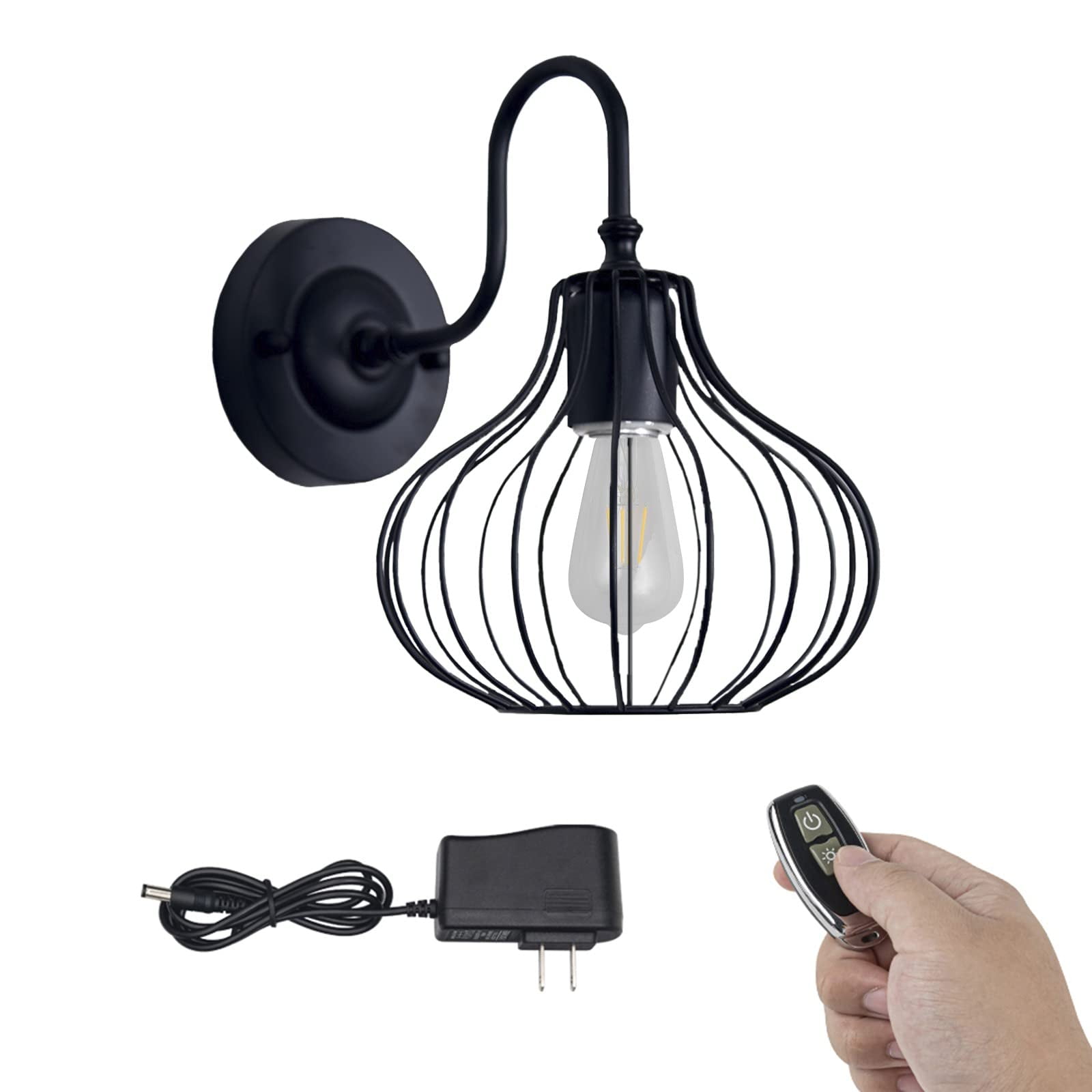 FSLiving Rechargeable Battery Run Low-Volt Safe LED Remote Control No ...