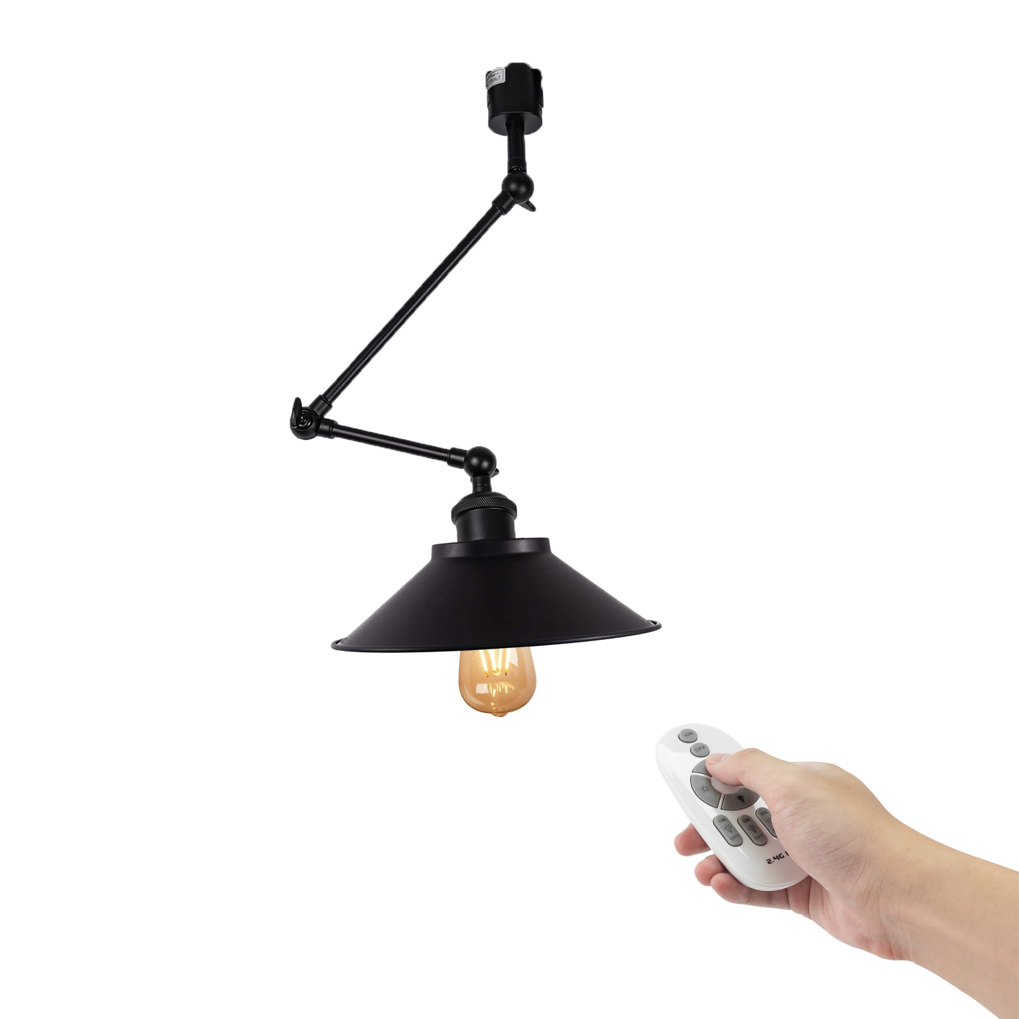 FSLiving Remote Control H-type Ceiling Pendant Light with E26 LED ...