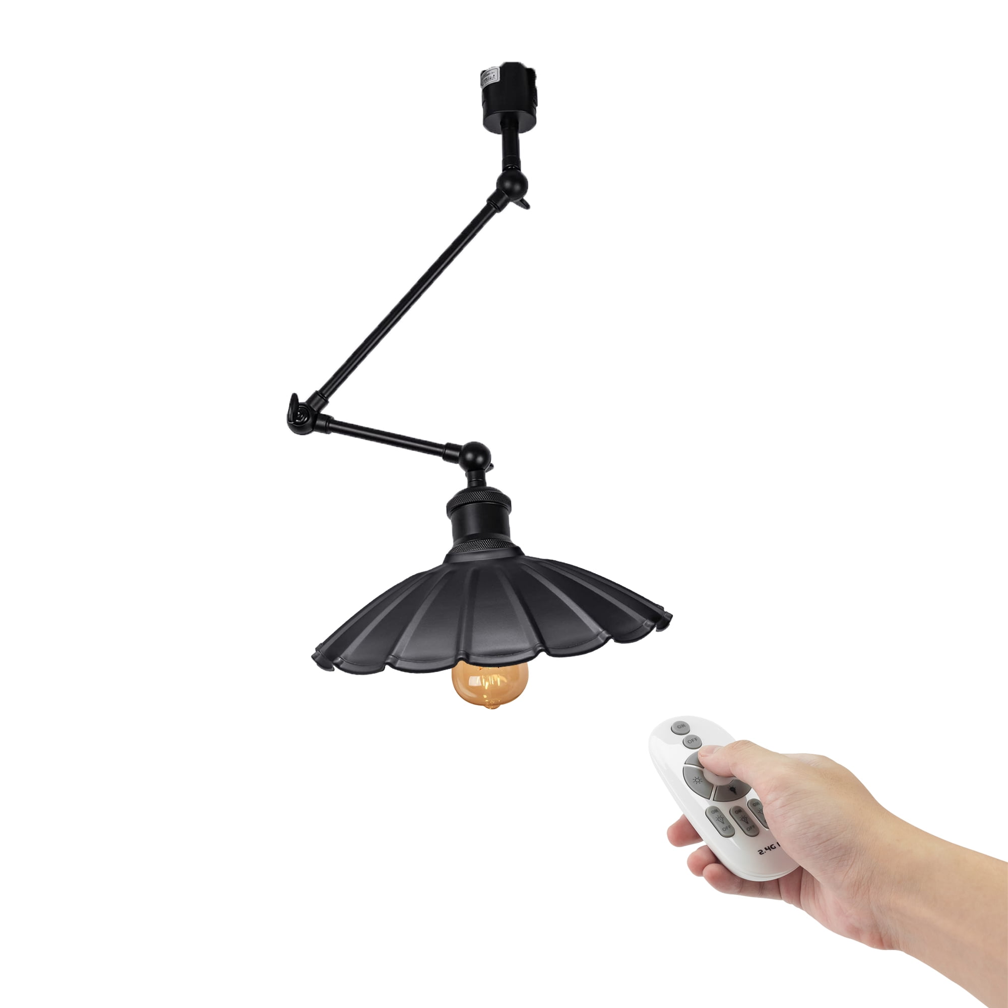 FSLiving Remote Control H-type Ceiling Pendant Light with E26 LED ...