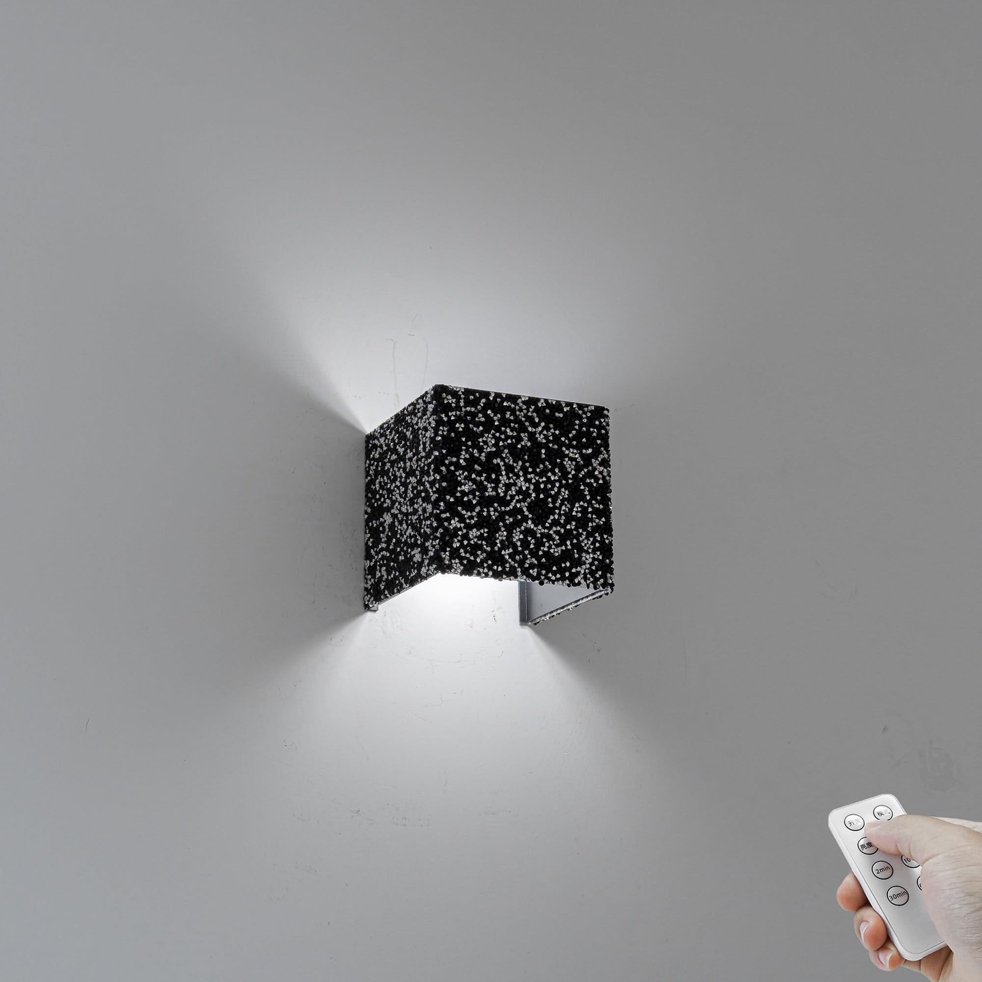 FSLiving Remote Control Up & Down Wall Sconces with Battery Operated ...