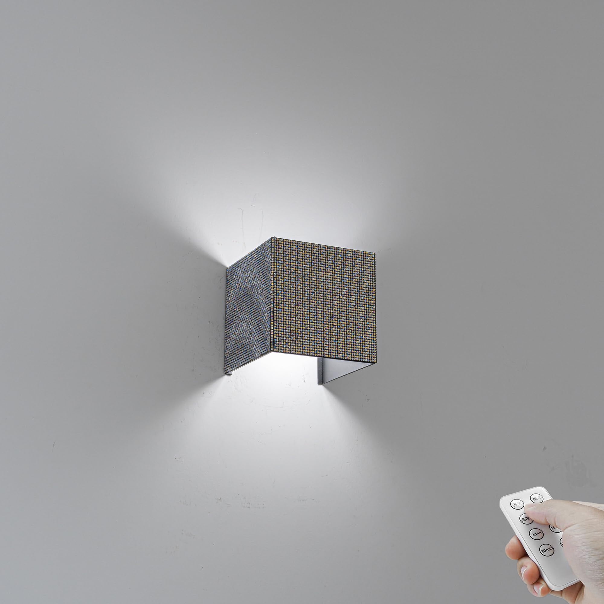 FSLiving Remote Control Up & Down Wall Sconces with Battery Operated ...