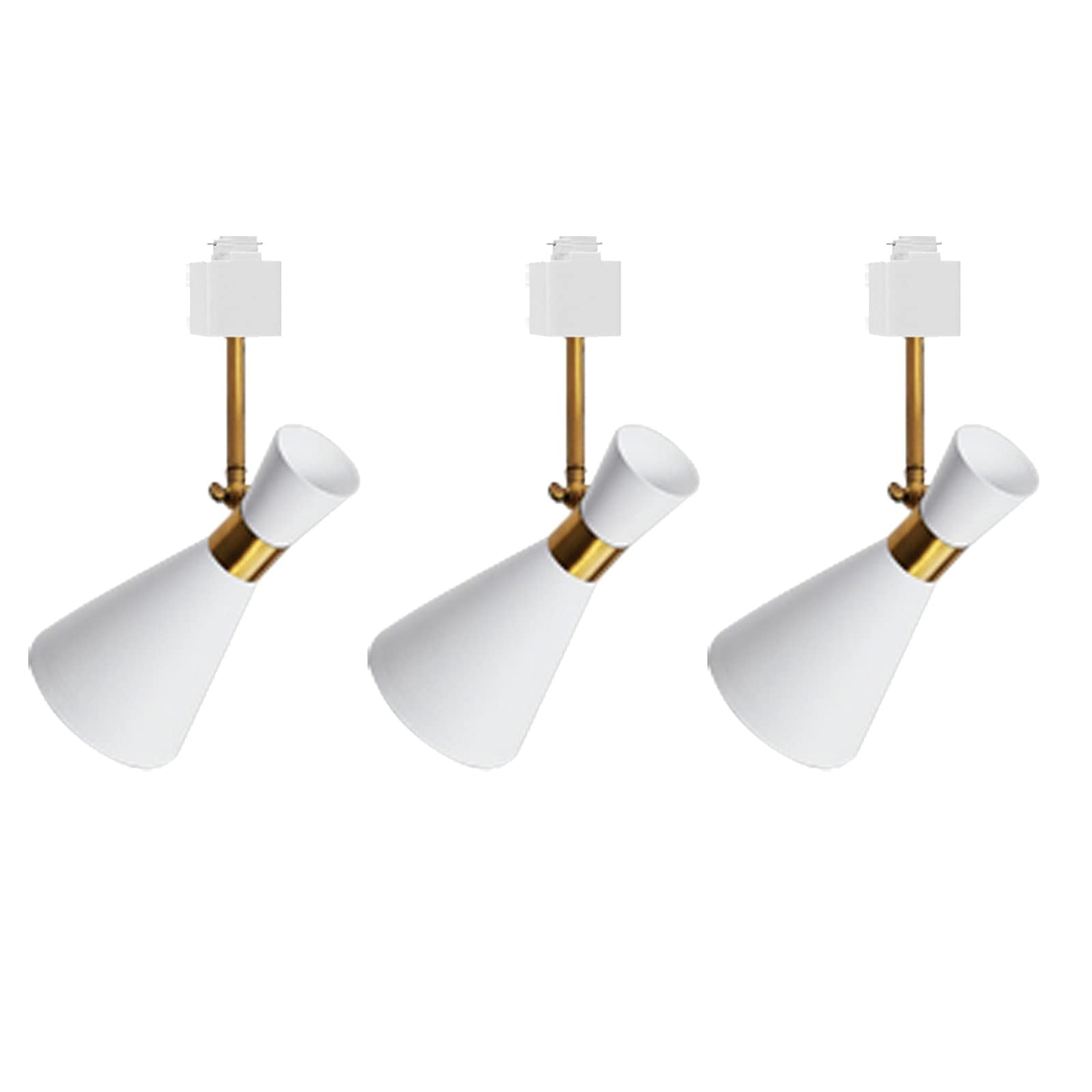 FSLiving Retro Style Adjustable Angle H-Type Track Head Lighting E26 ...