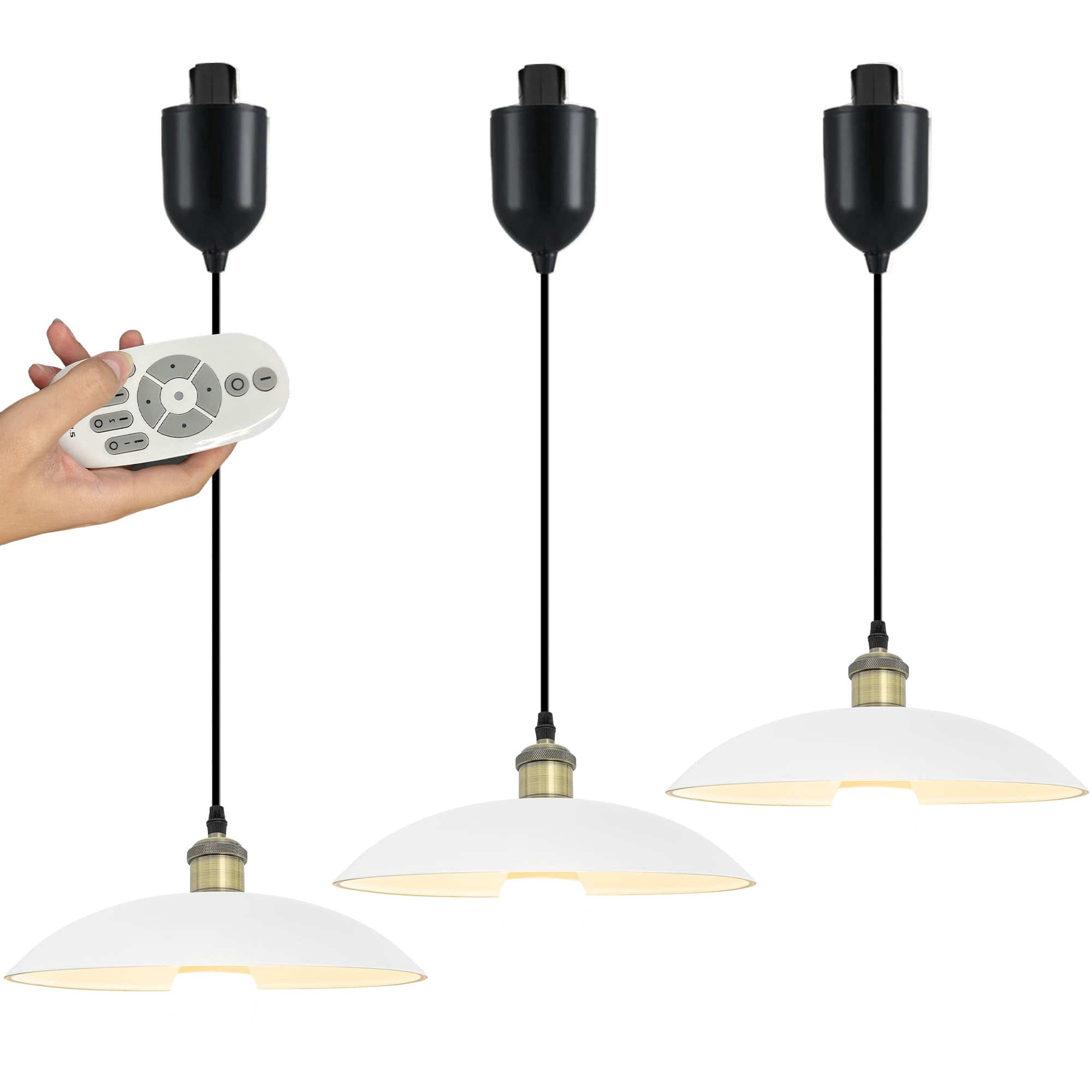FSLiving Smart Group Control Stepless Dimming J-Type Track Lighting ...