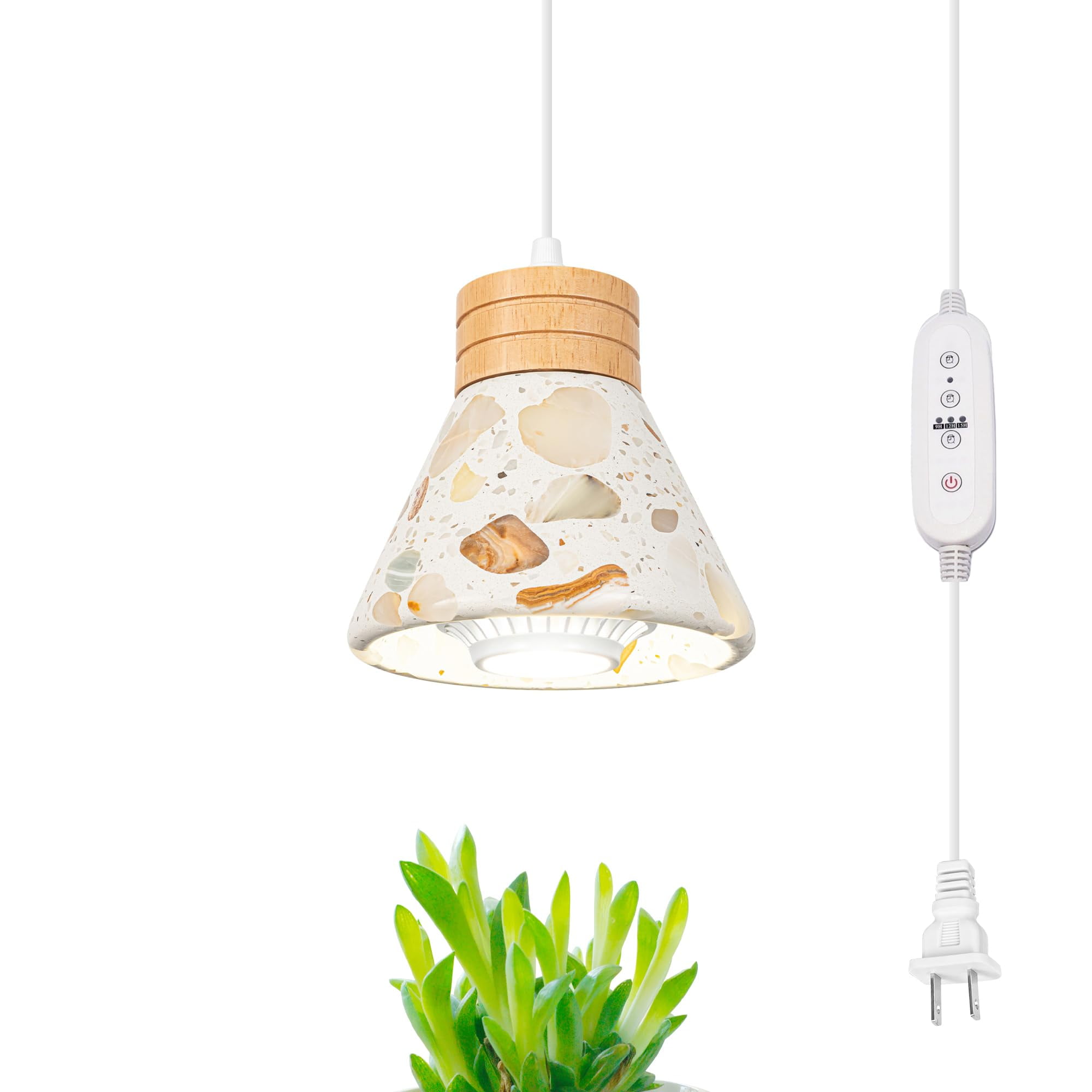FSLiving Swag Hanging 24 Hours AUTO Plug-in Timer Cord Pendant Light ...