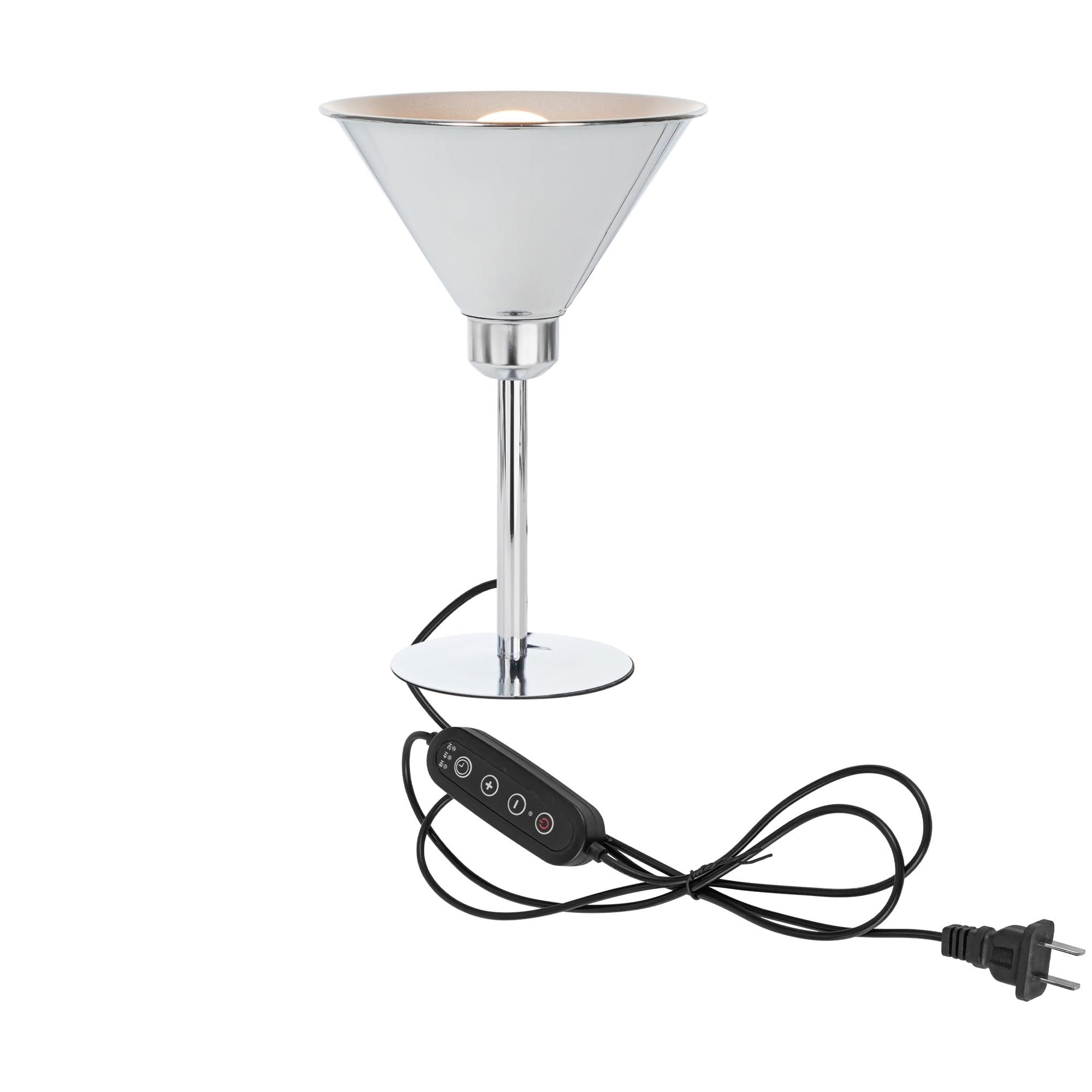 FSLiving Table lamp with Plug-in Dimmer & Timer Cord, E26 Socket ...