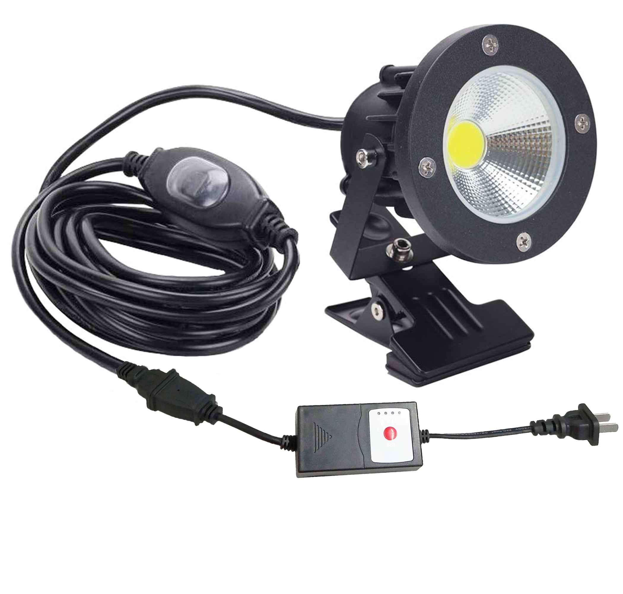 FSLiving Timing Spotlights 5 Watt LED Landscape Lights Adjustable Flag ...