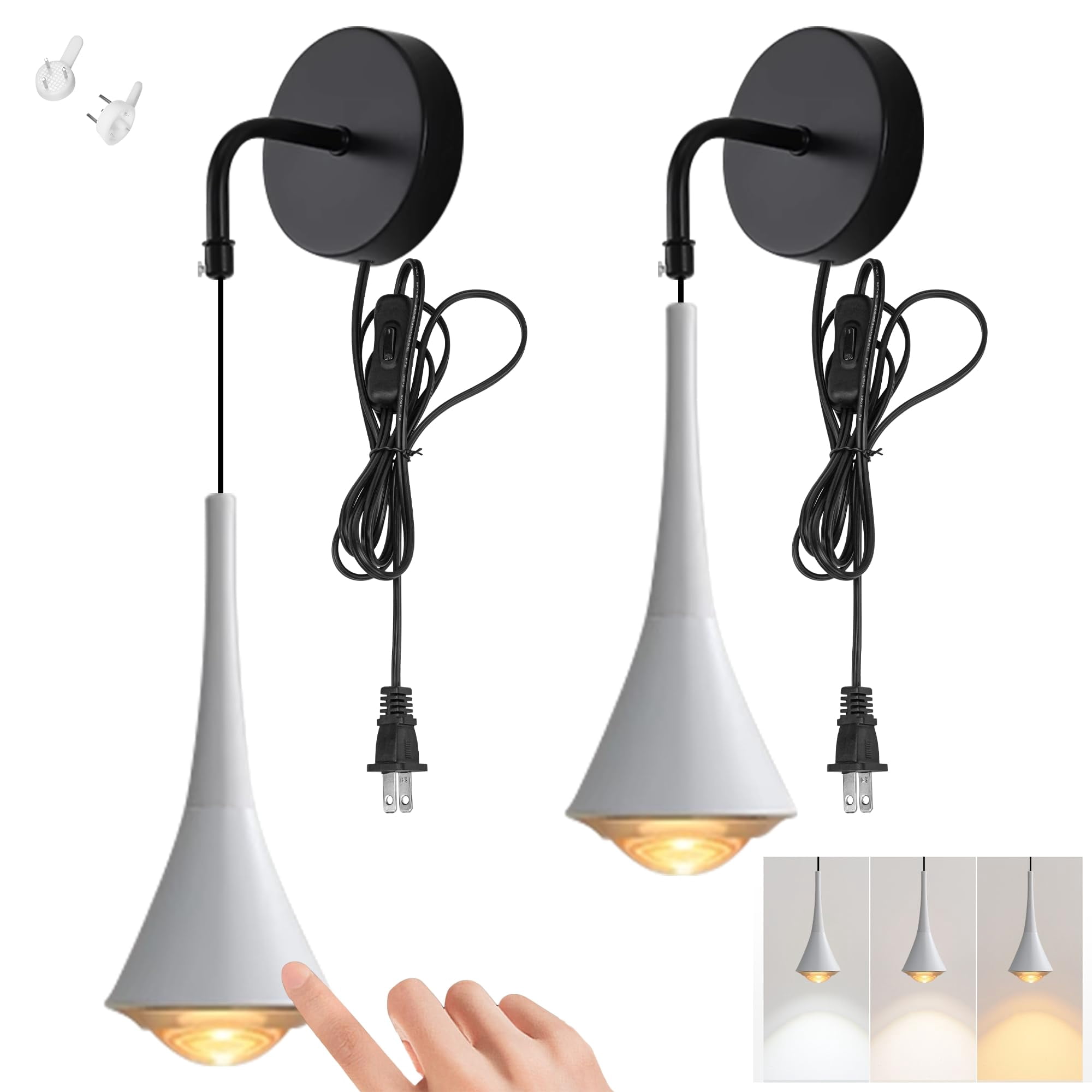 FSLiving Touch Dimmer Accent Downlight 3 Colors Linear Decorative Wall ...
