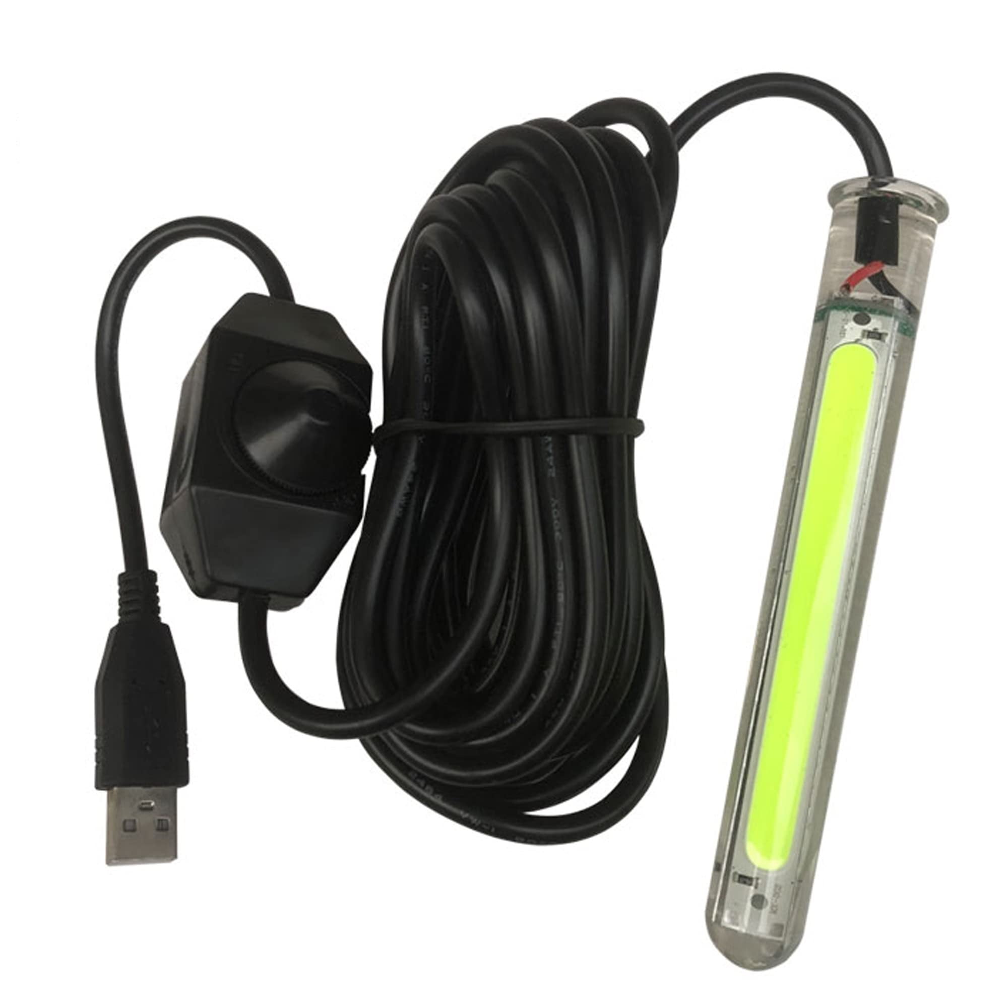 FSLiving USB LED Charging 5V Underwater Fishing Light Fish Attracting ...