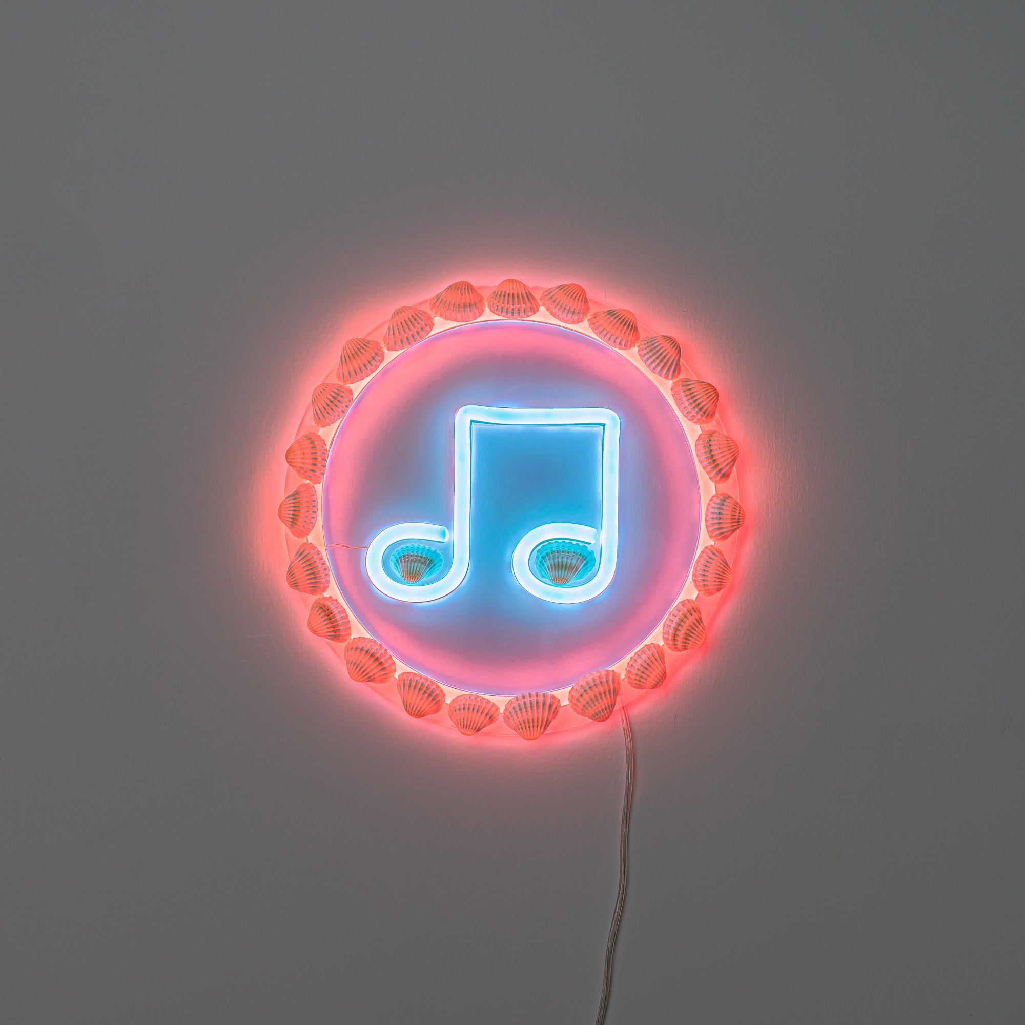 FSLiving Wall Ambient Lighting Music Symbol Pattern With Shell Elements ...