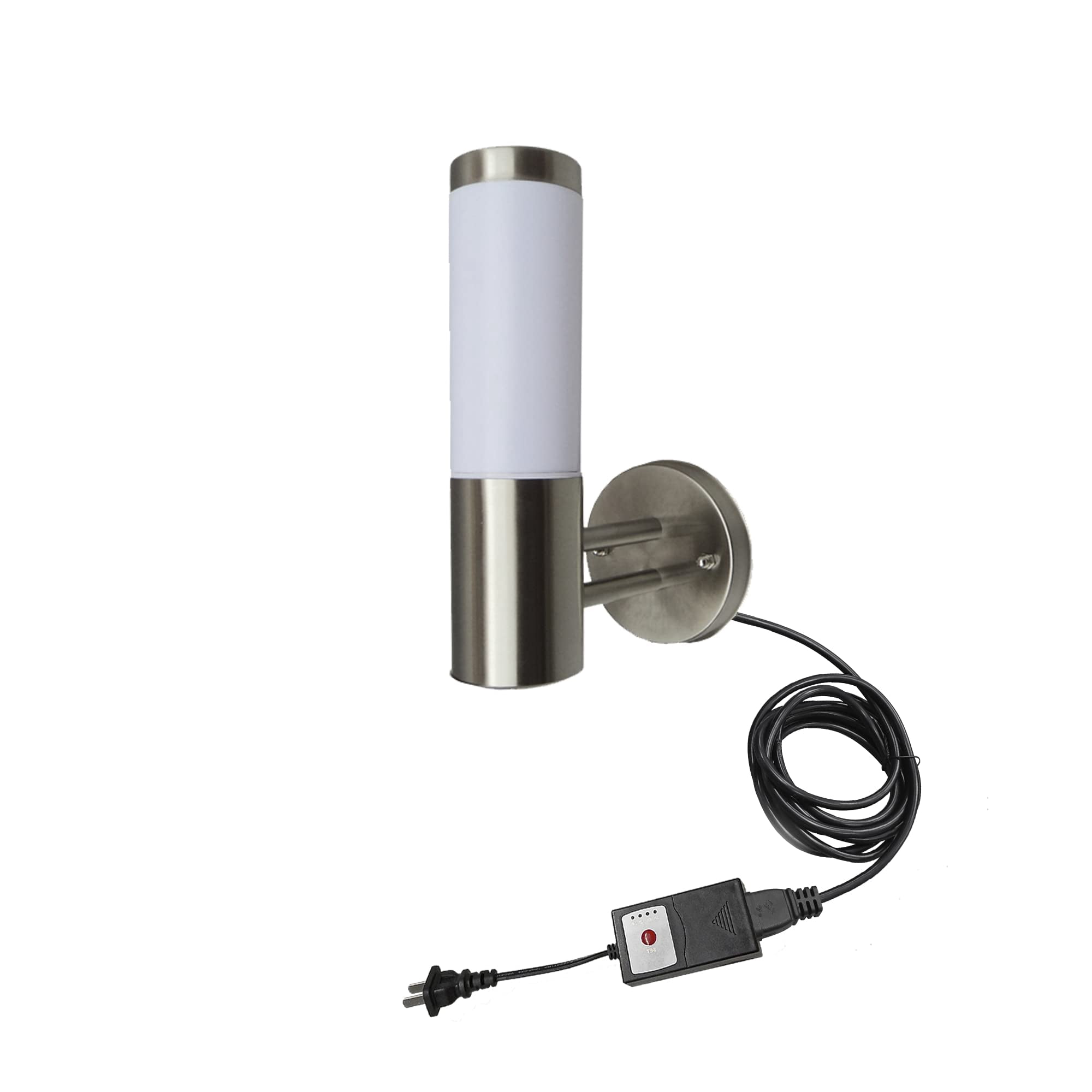 FSLiving White PMMA Downward Wall Lamp with Auto Timer IP54 with UL ...